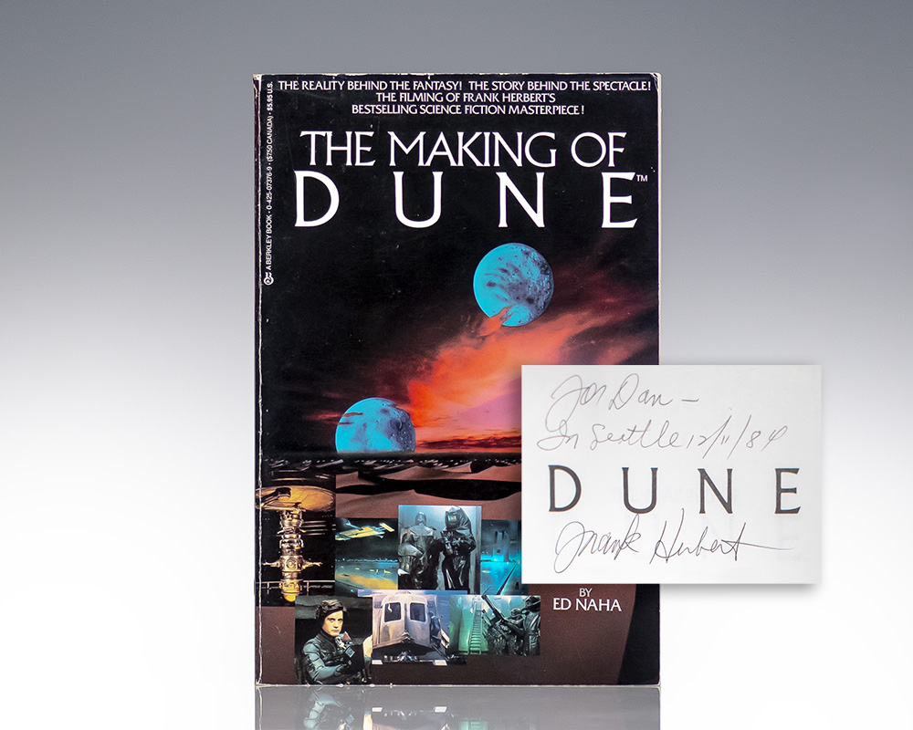 The Making of Dune. by Naha, Ed. [Frank Herbert]: (1984) Signed by ...