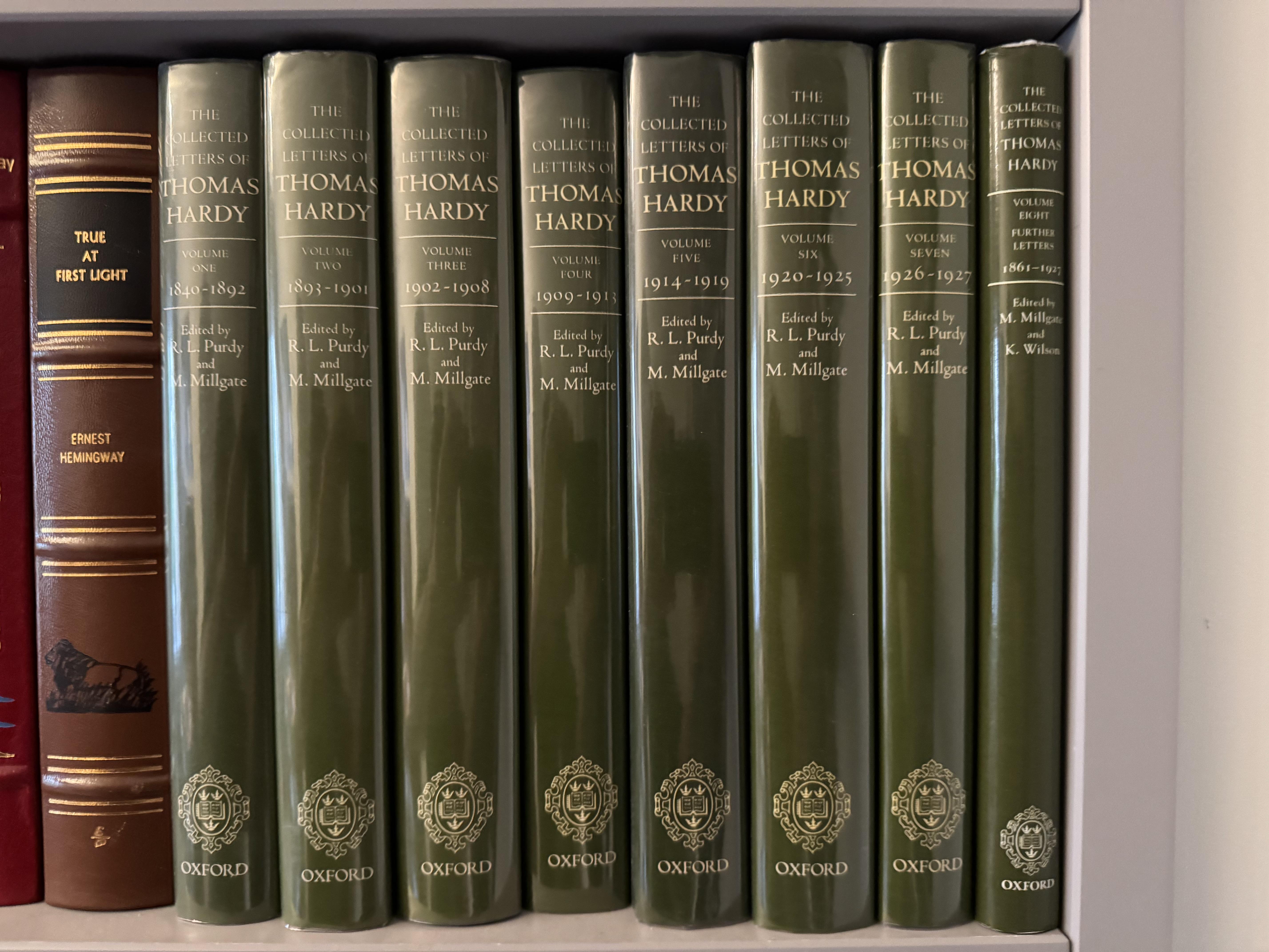 The Collected Letters of Thomas HArdy in 8 Volumes 1840-1927 von Thomas ...