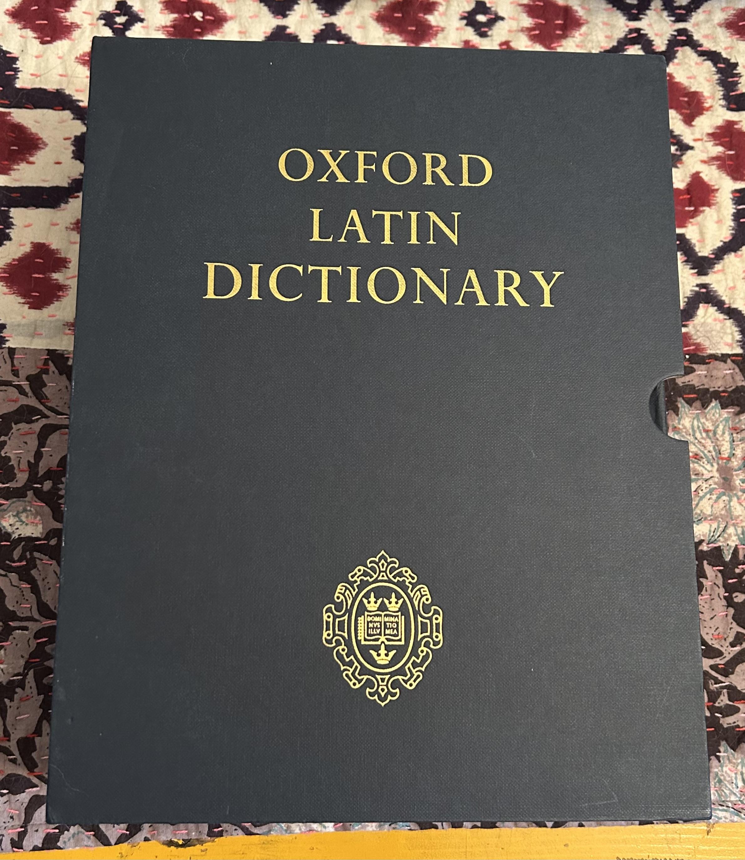 Oxford Latin Dictionary, Two Volumes by P.G. Glare: Fine Hardcover ...