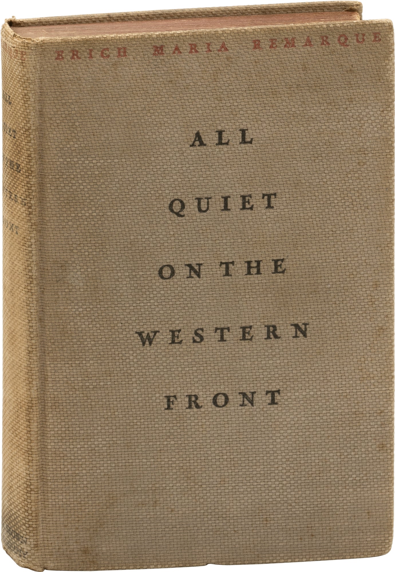 All Quiet on the Western Front (First Edition) by Erich Maria Remarque ...