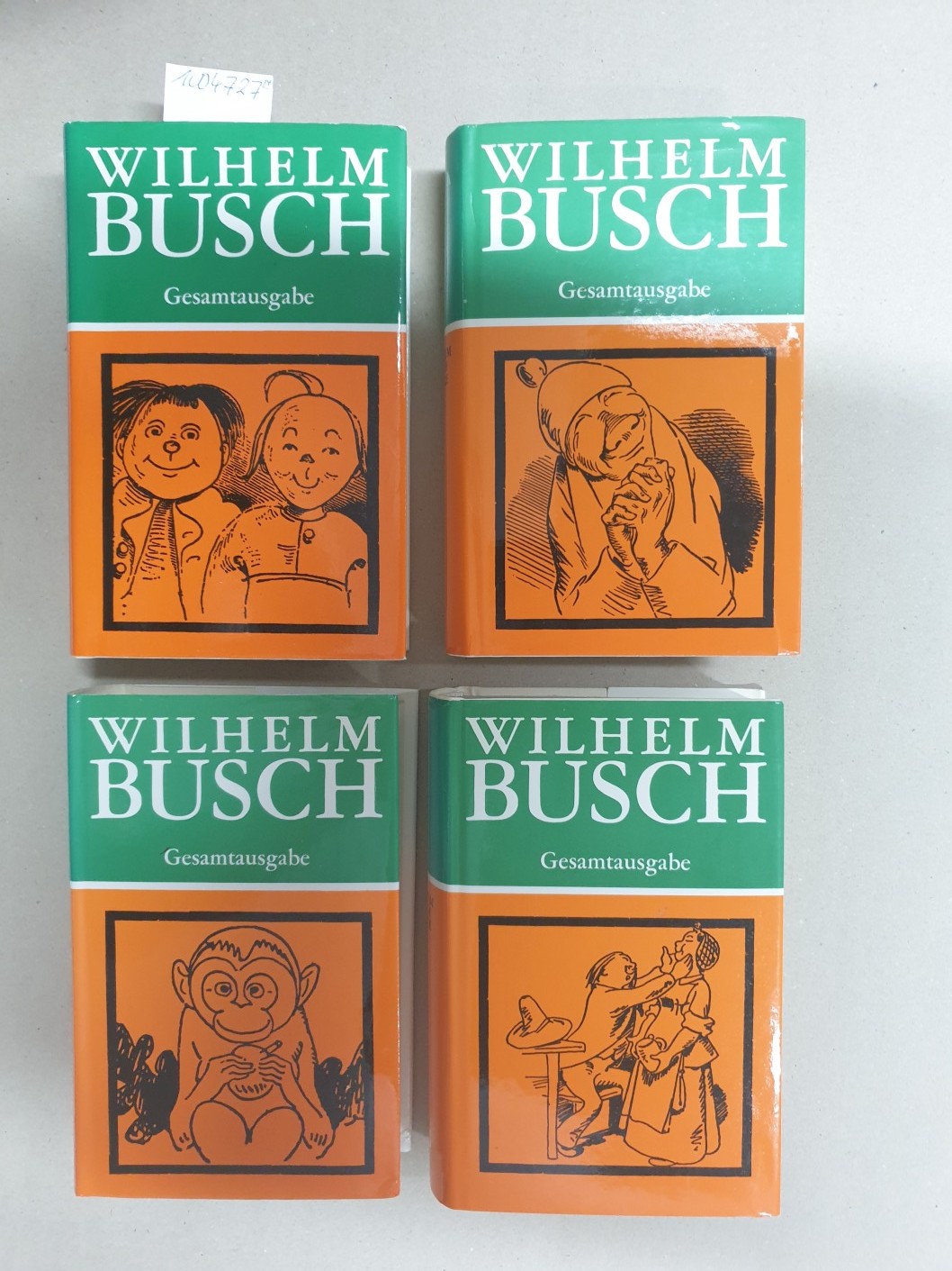 Wilhelm Busch Gesamtausgabe in vier Bänden. Kompletter Zyklus. hrsg. v ...