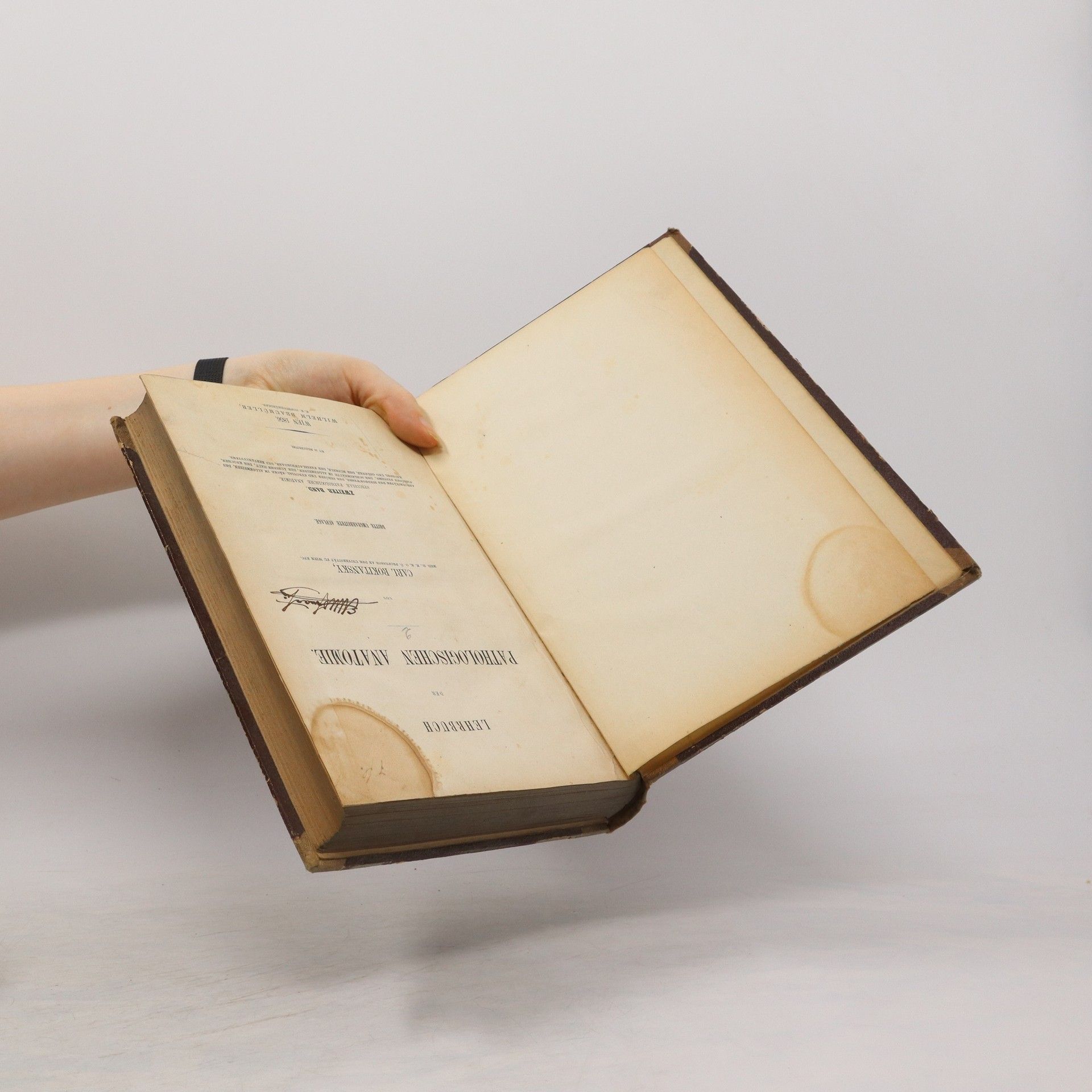 Patologischen Anatomie von Carl Rokitansky: Poor Hardcover (1856) | Bookbot