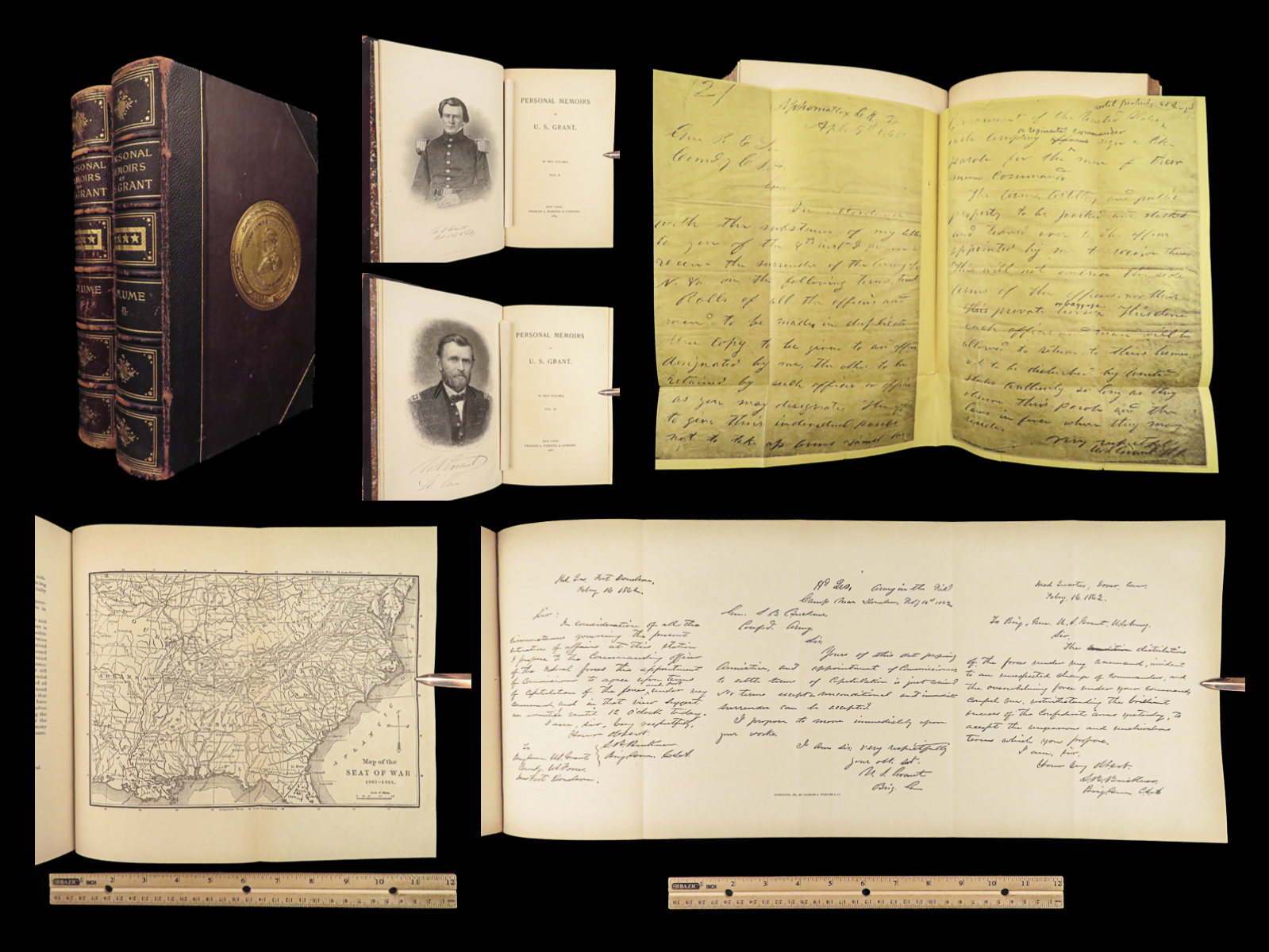 Personal Memoirs of U.S. Grant by GRANT, Ulysses S: Fine Hardcover ...