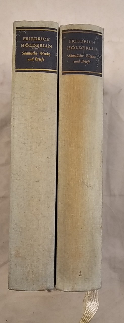 Friedrich Hölderlin: Sämtliche Werke und Briefe in zwei Bänden [2 ...