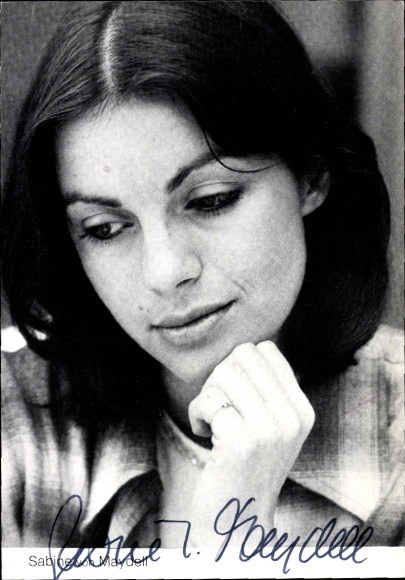 Ansichtskarte / Postkarte Schauspielerin Sabine von Maydell, Portrait ...