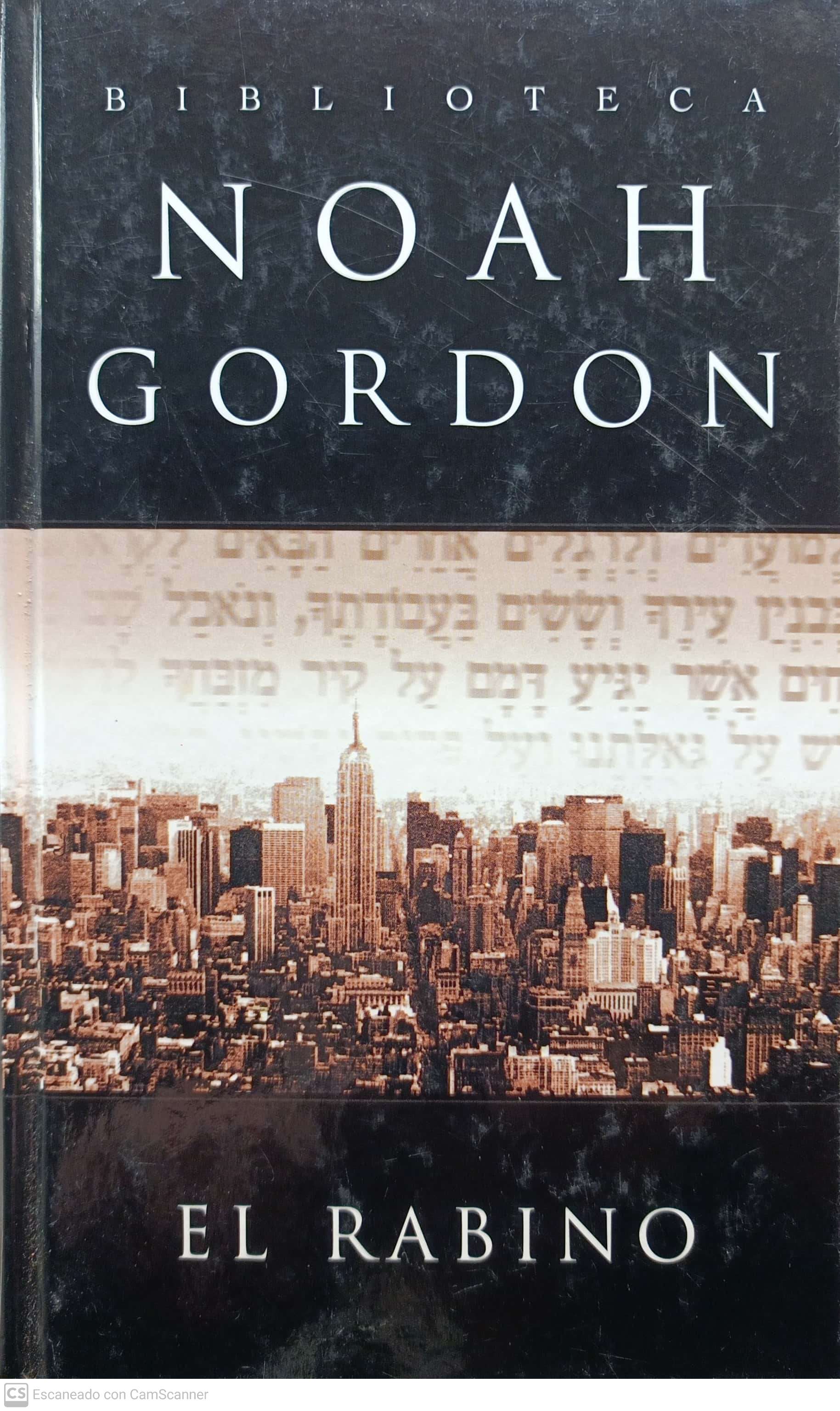El rabino de Noah Gordon: Bueno tapa dura (2003) | Llibreria Bioscana