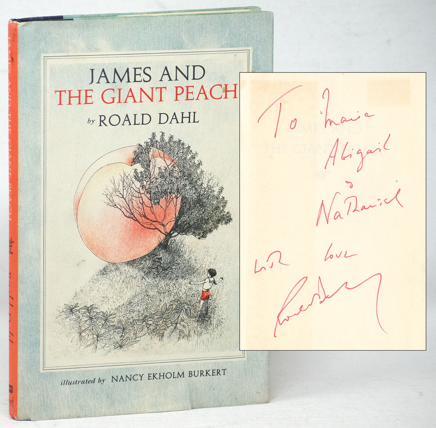 James and the Giant Peach [INSCRIBED BY THE AUTHOR] de Dahl, Roald | D ...