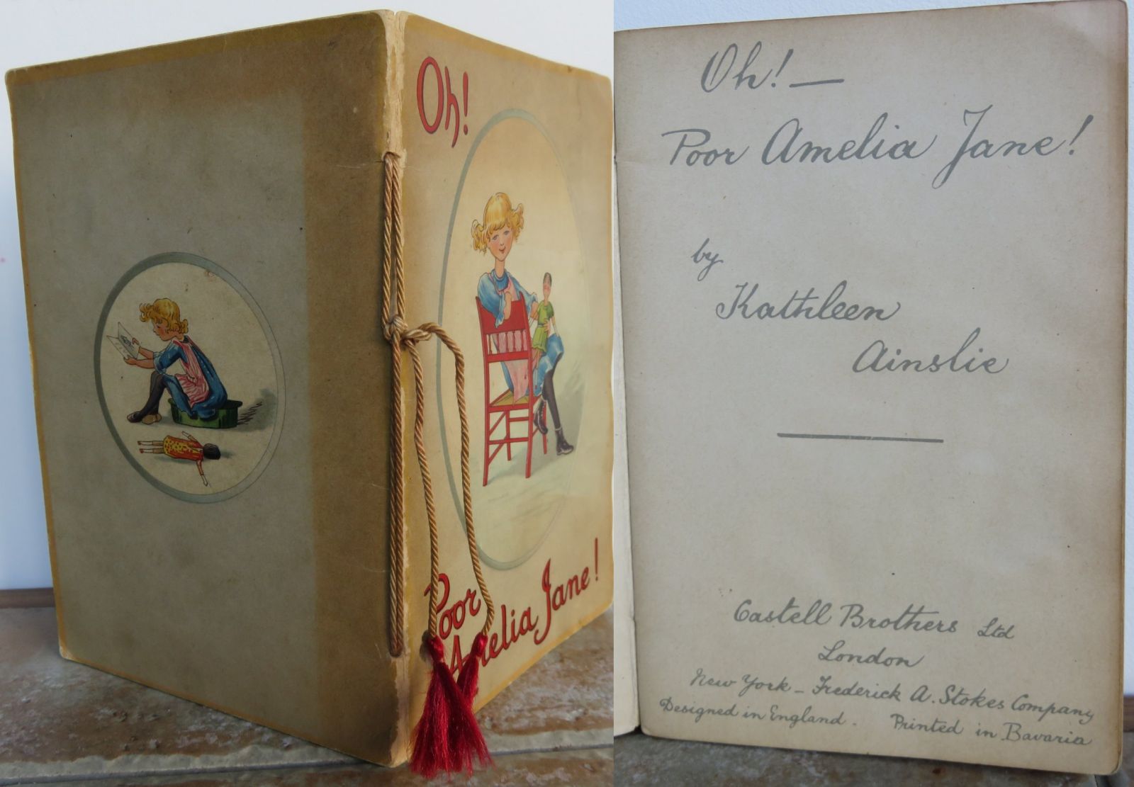 OH! POOR AMELIA JANE! by AINSLIE, Kathleen. Written and illustrated by ...