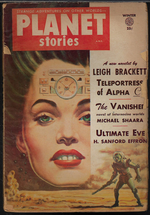 PLANET Stories: Winter 1954 - 1955 by Planet (Leigh Brackett; Michael Shaara; Chas. A. Stearns ...
