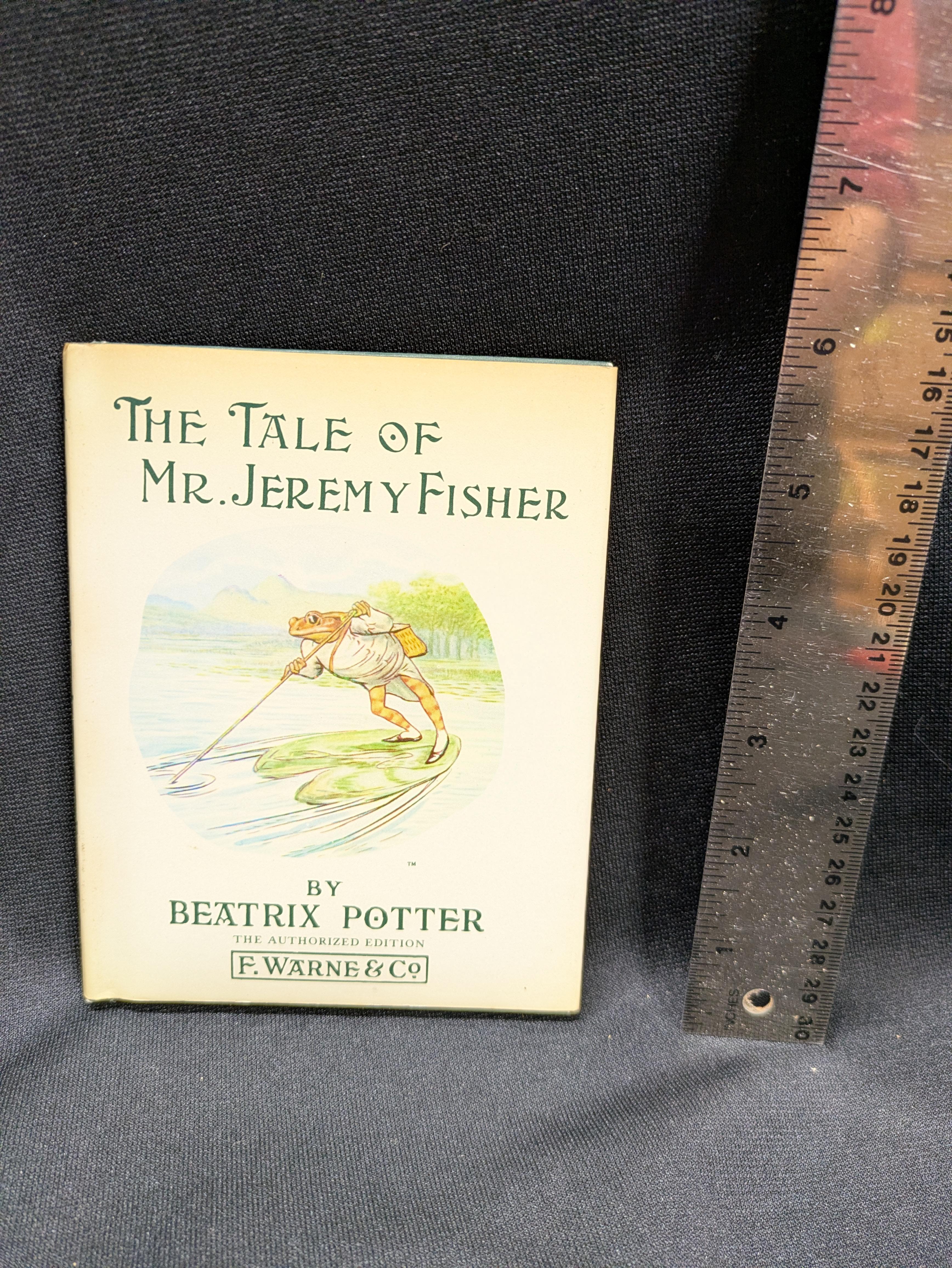 The Tale of Mr. Jeremy Fisher by Potter, Beatrix: Near Fine Hardcover ...