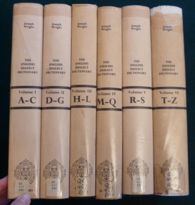 The English dialect dictionary. Being the complete vocabulary of all ...