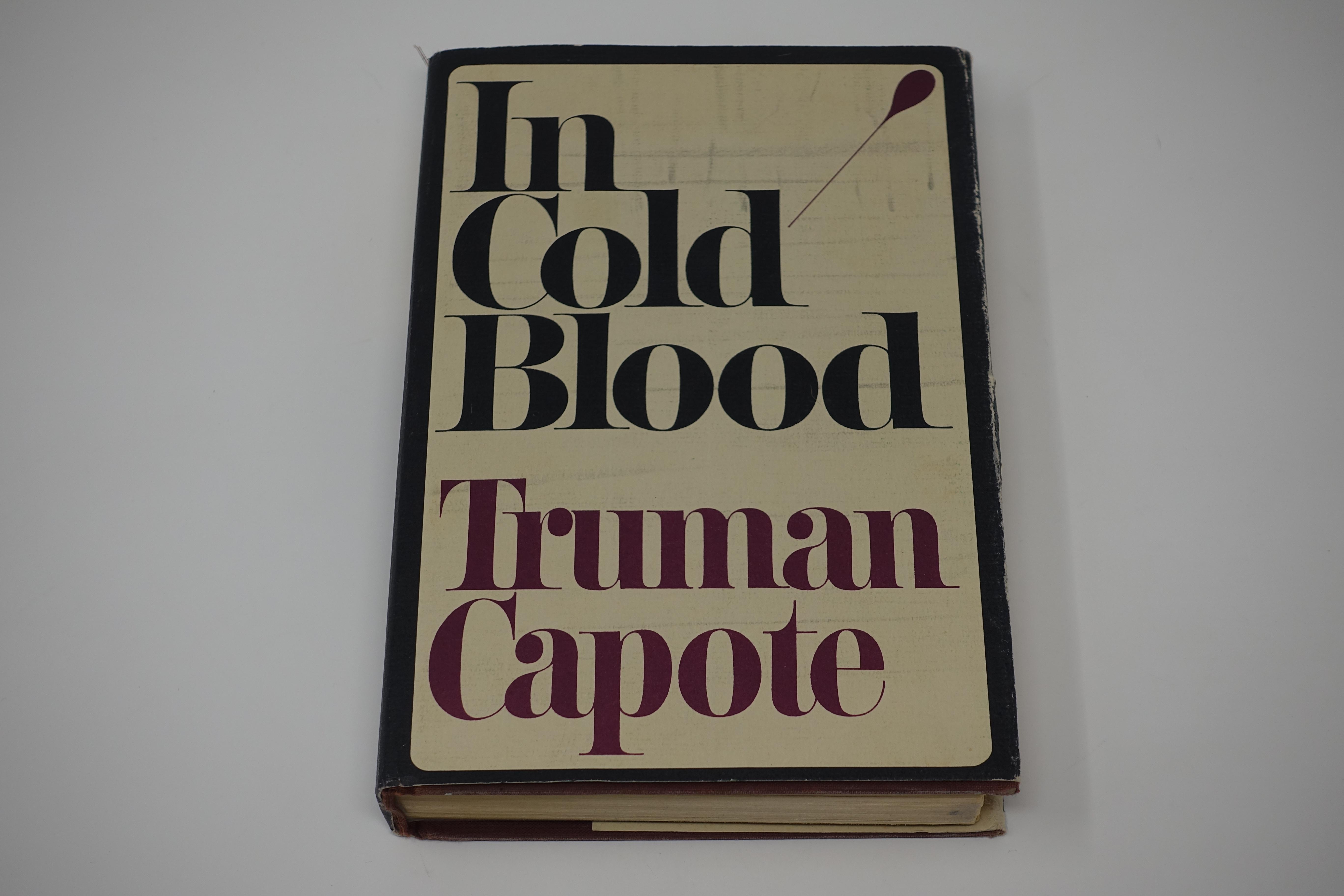 In Cold Blood by Truman Capote: Very Good Hardcover (1965) 1st Edition ...
