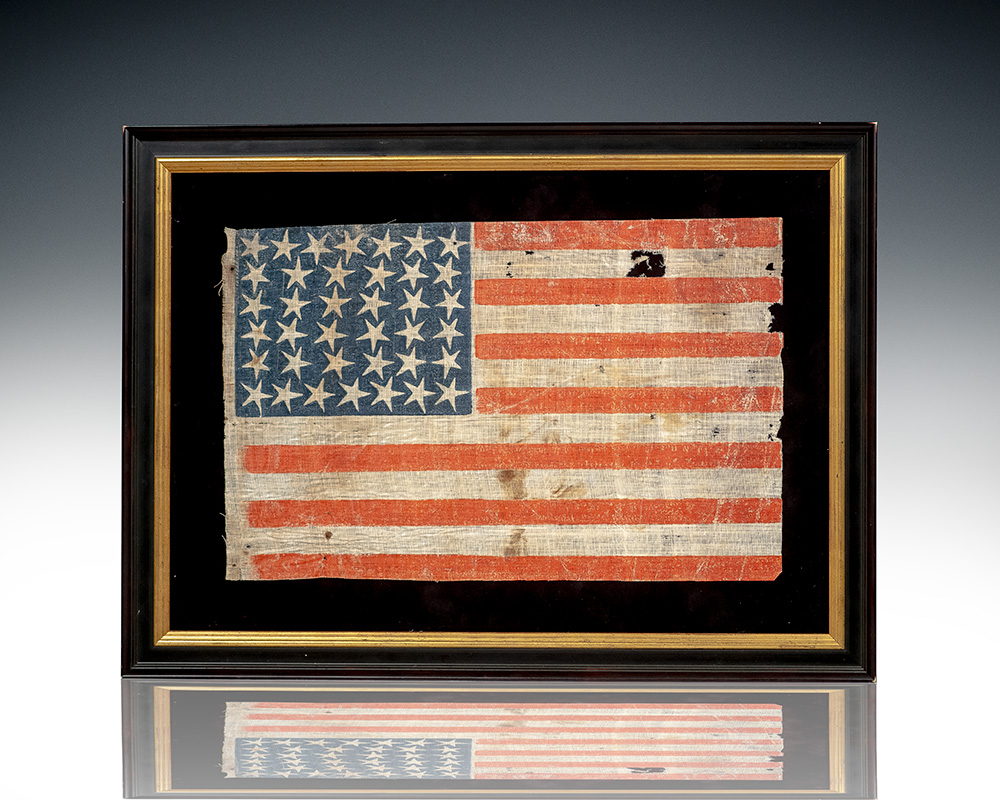 Thirty-Eight Star American Parade Flag.: (1877) | Raptis Rare Books