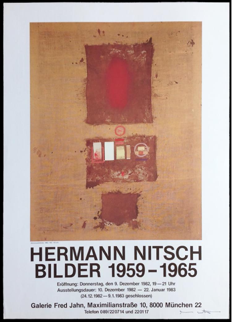 Hermann Nitsch. Bilder 1959-1965. Galerie Fred Jahn, München, Dezember ...