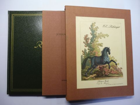 Johann Elias Ridinger *. Vorstellung der Pferde nach ihren Hauptfarben ...