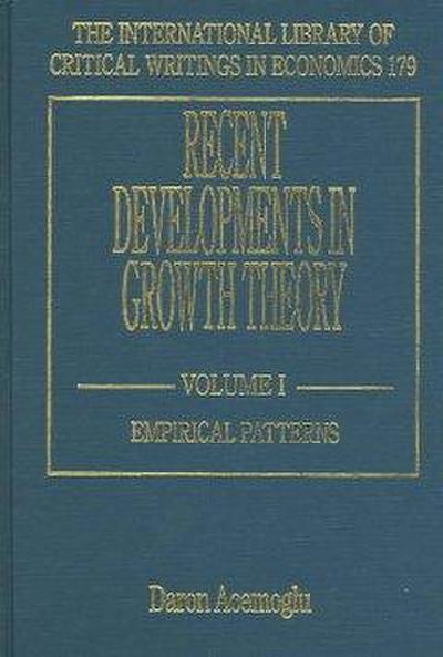 Recent Developments in Growth Theory by Daron Acemoglu: Neu Buch (2004 ...