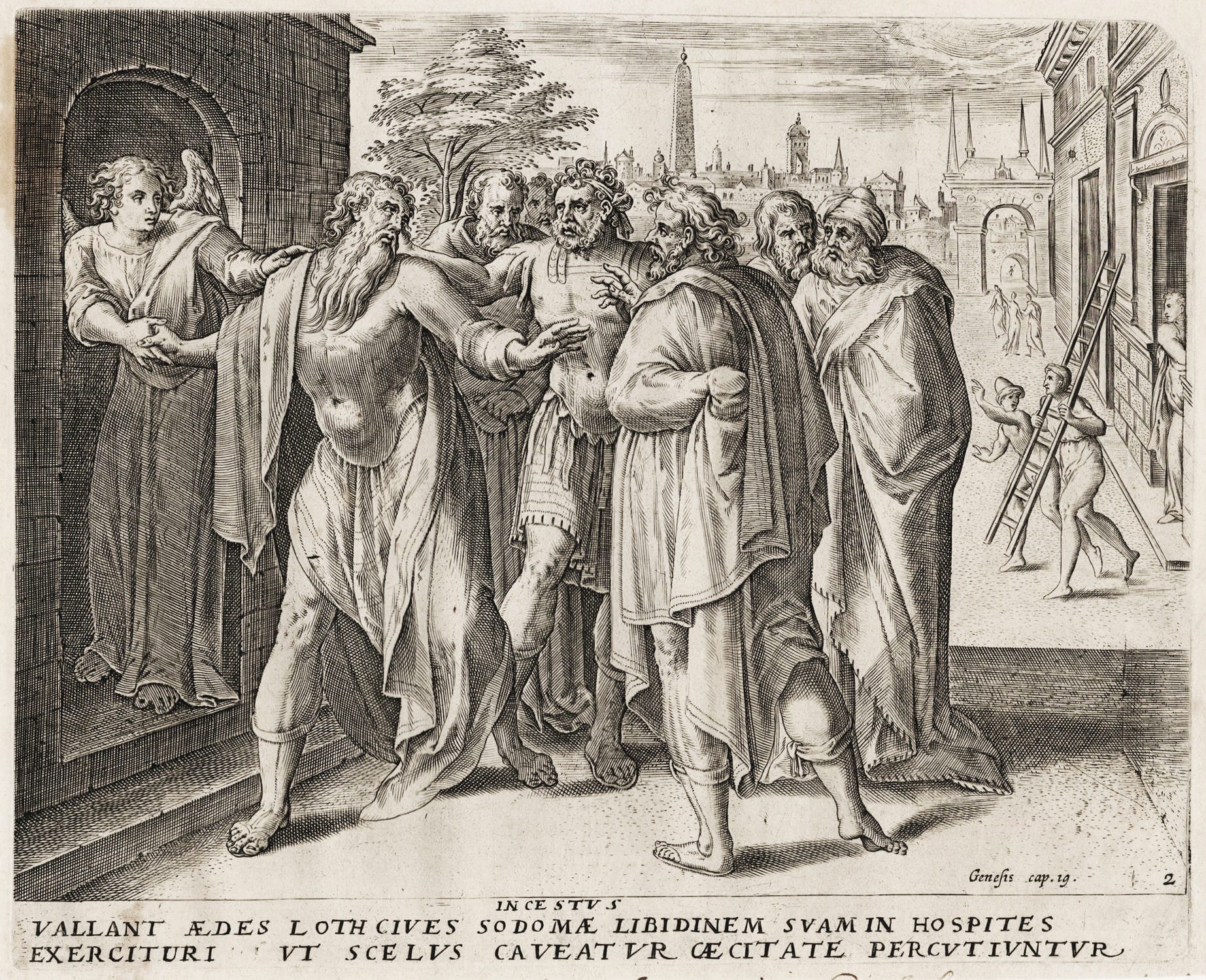 "Incestus Vallant Aedes Loth cives Sodomae Libidinem suam in hospites ...