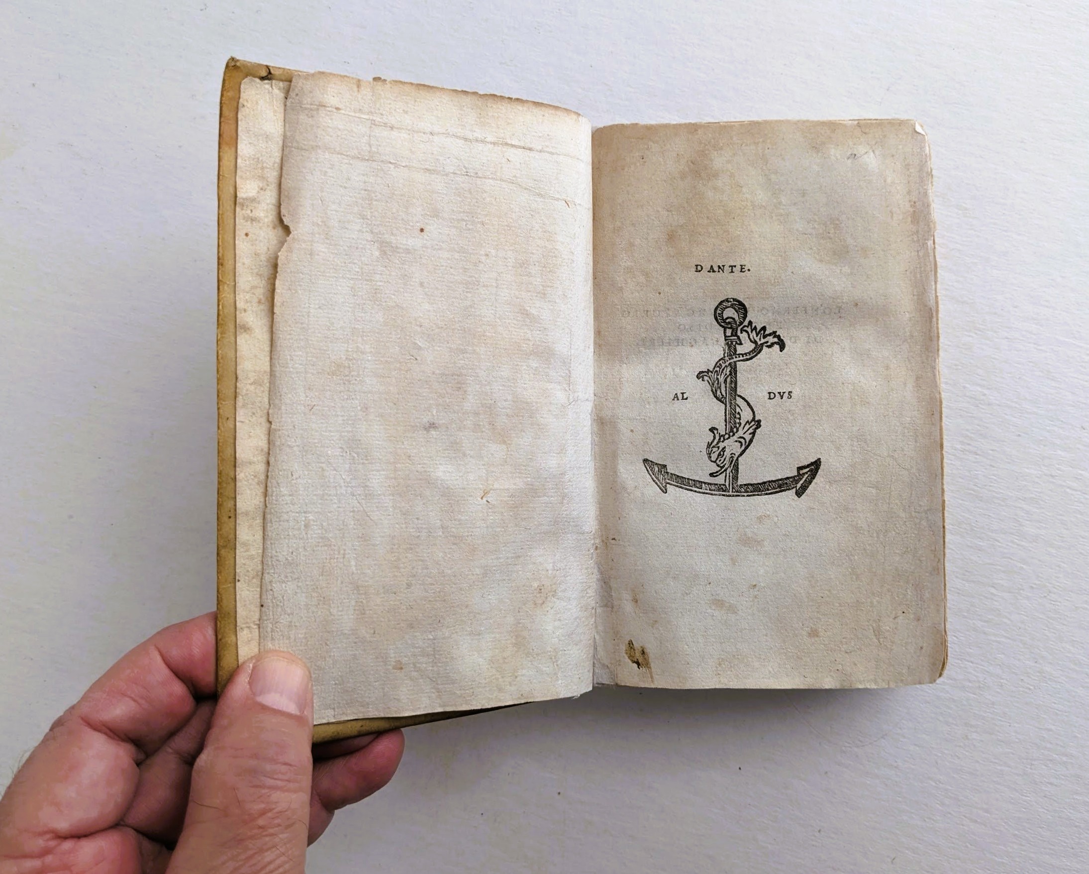 DANTE - LE TERZE RIME / THE DIVINE COMEDY - ALDUS PRESS with COLOPHON c ...