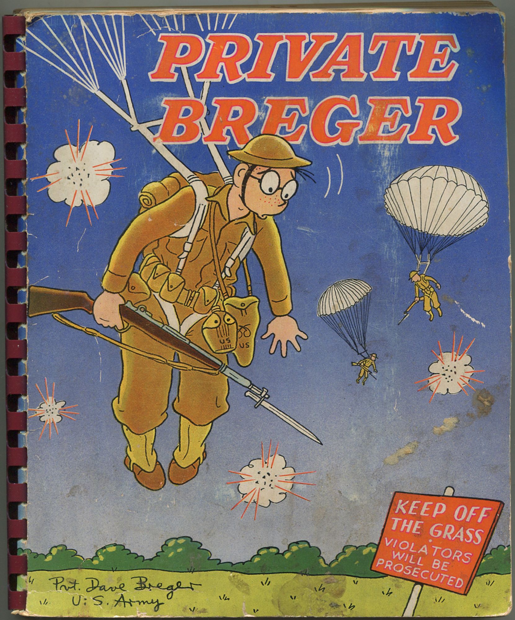 Private Breger: His Adventures in an Army Camp by BREGER, Dave: Good ...