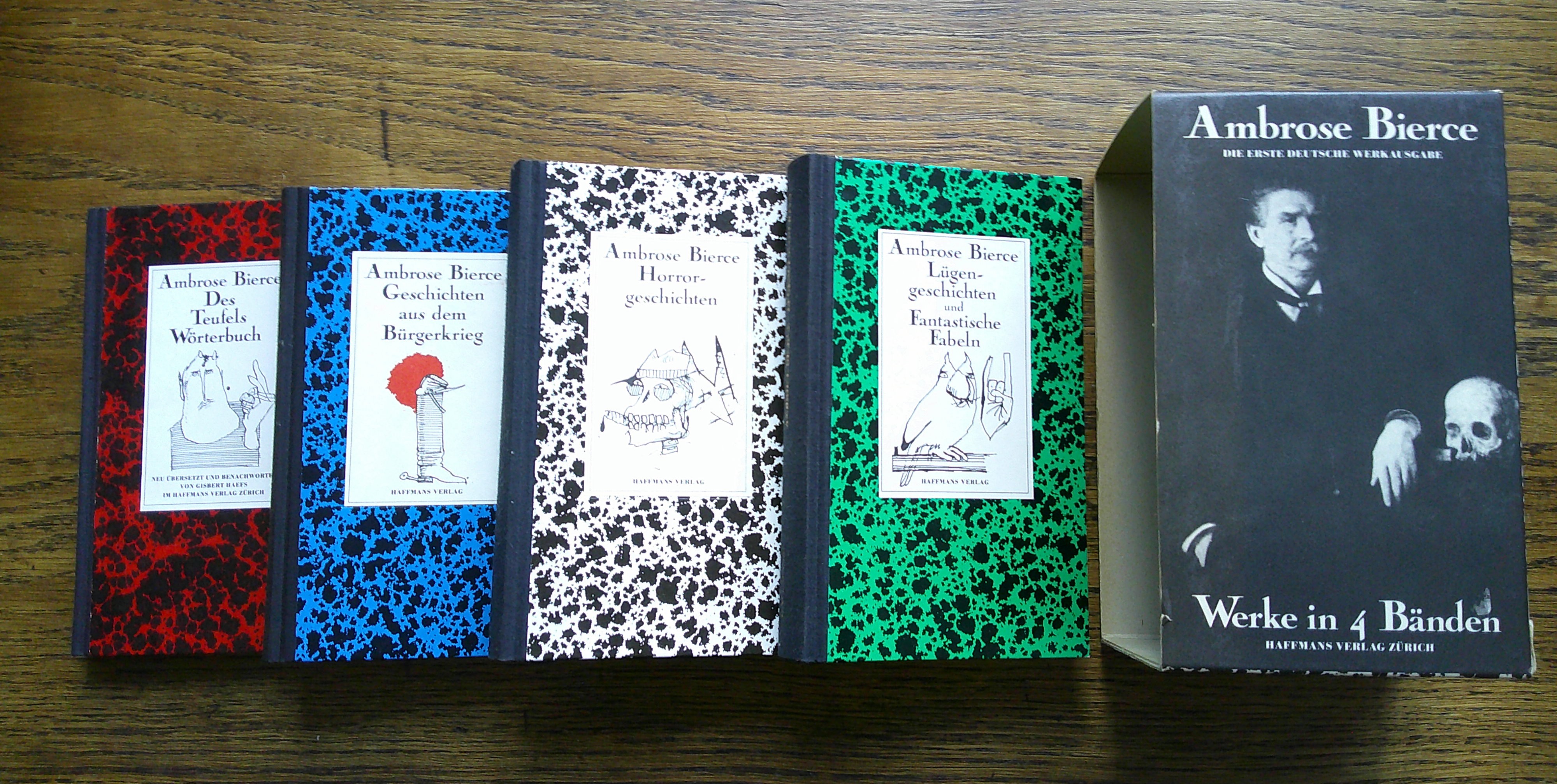 Werke in 4 Bänden von Bierce, Ambrose: (1990) | Bücherinsel Jens Förster