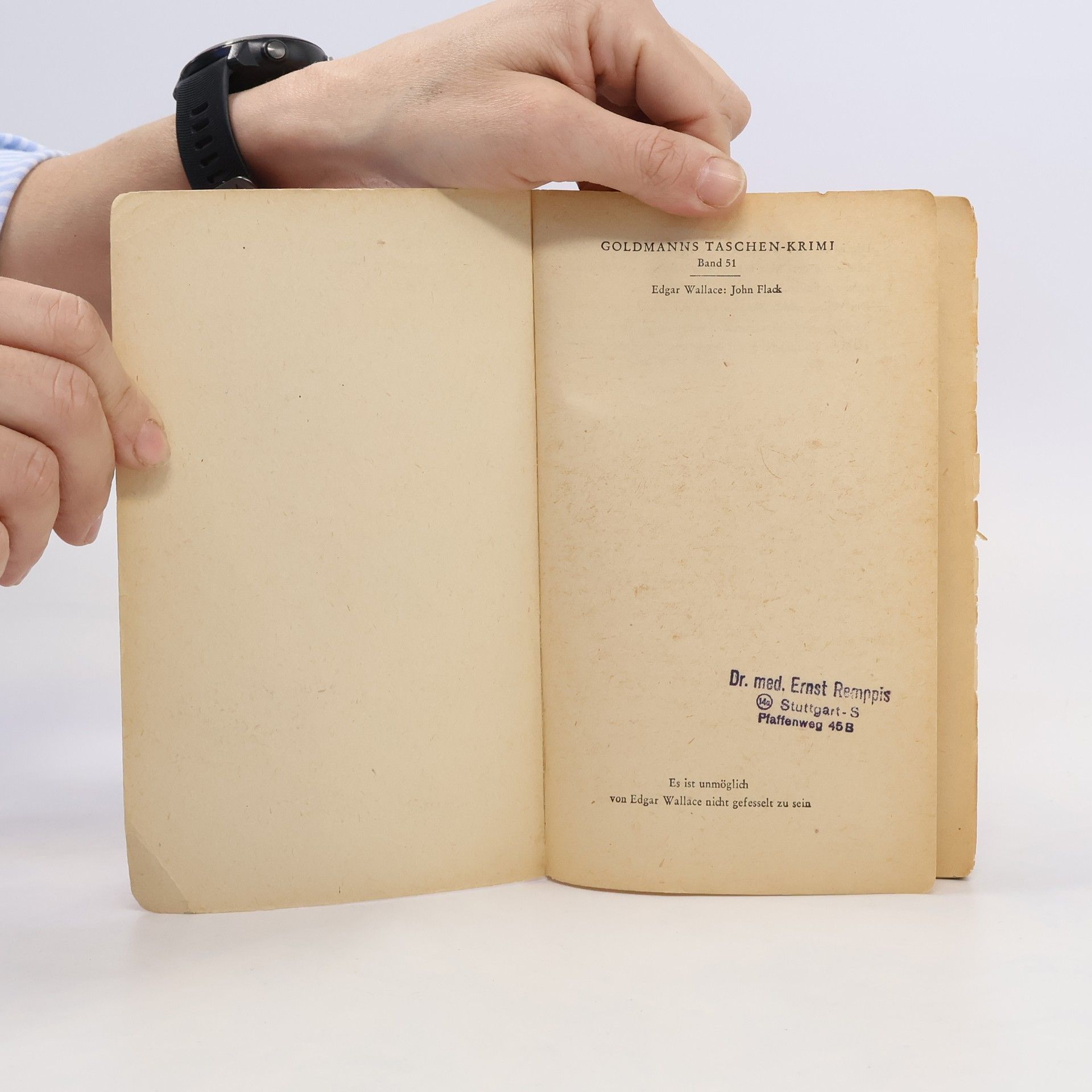 John Flack von Edgar Wallace: Poor (1956) | Bookbot