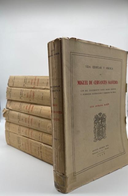 Vida ejemplar y herórica de Miguel de Cervantes Saavedra. Tomos del I ...