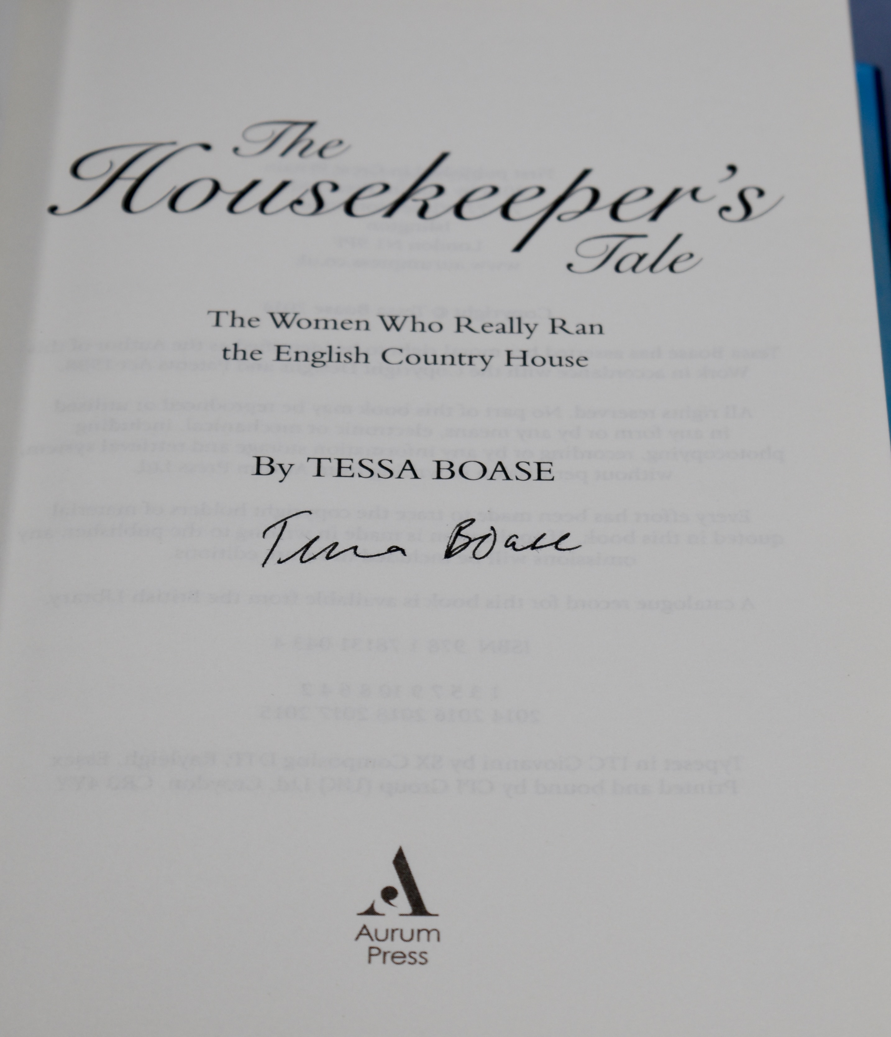 The Housekeeper's Tale. The Women Who Really Ran the English Country ...