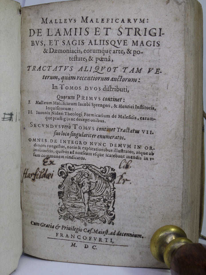 Malleus Maleficarum: de lamiis et strigibus, et sagis aliisque magis ...