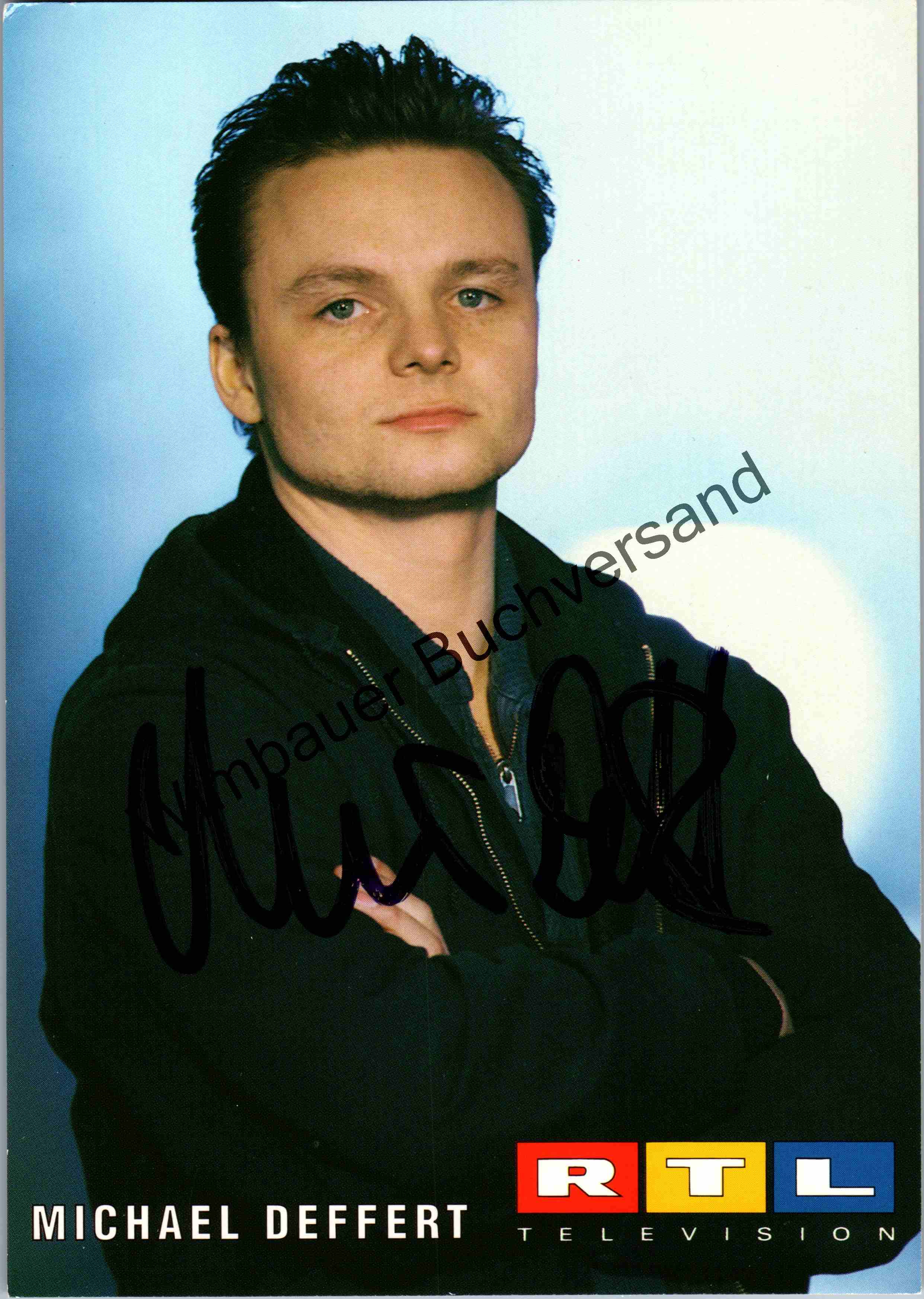 Original Autogramm Michael Deffert (1968-2021) /// Autograph signiert signed signee von Deffert ...