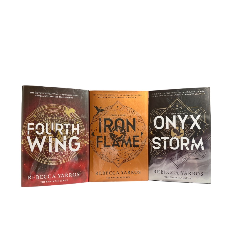 Waterstones Exclusive Sprayed Edge Editions. Fourth Wing, Iron Flame ...