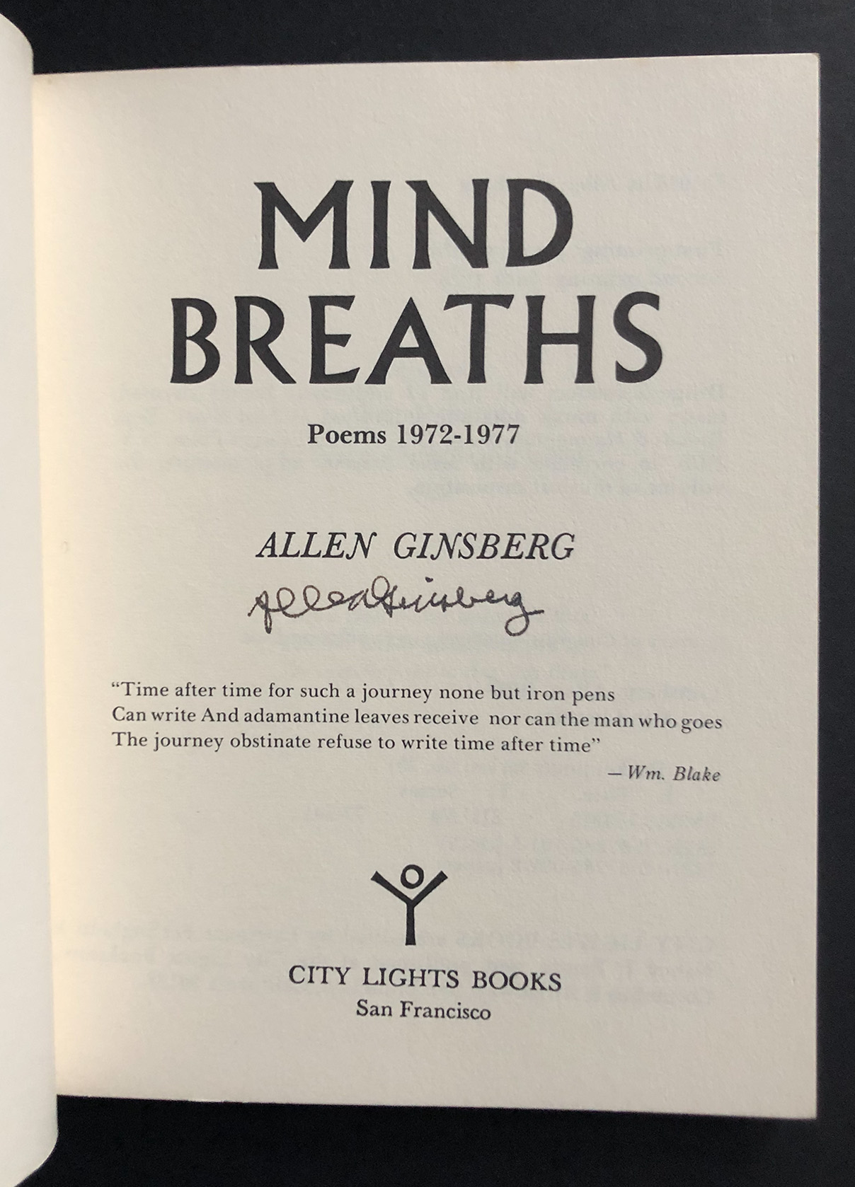 Mind Breaths : Poems 1972 - 1977 (The Pocket Poets Series, Number 35 ...