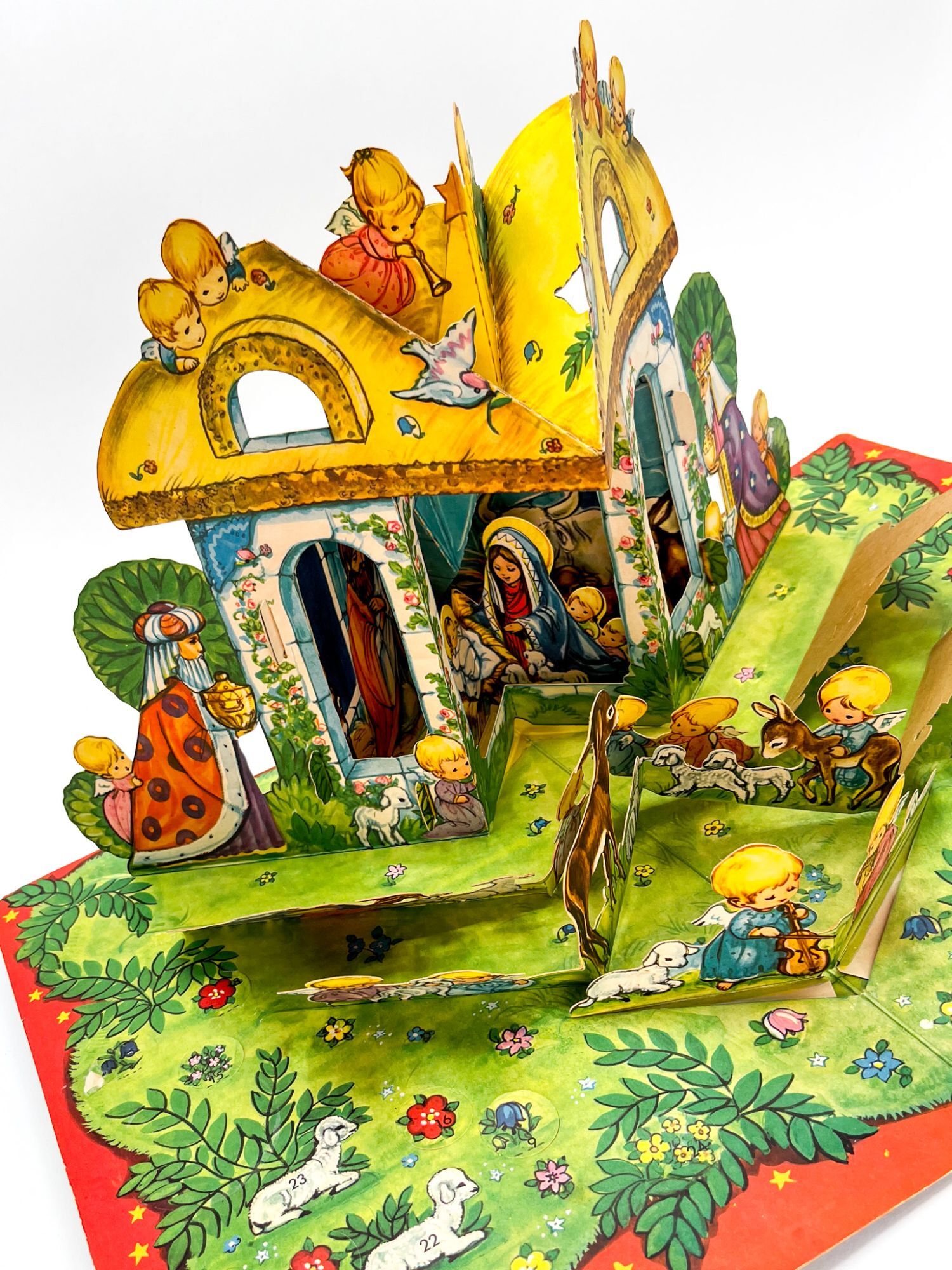 Nativity Advent Calendar: Very Good plus. (1960) | Type Punch Matrix