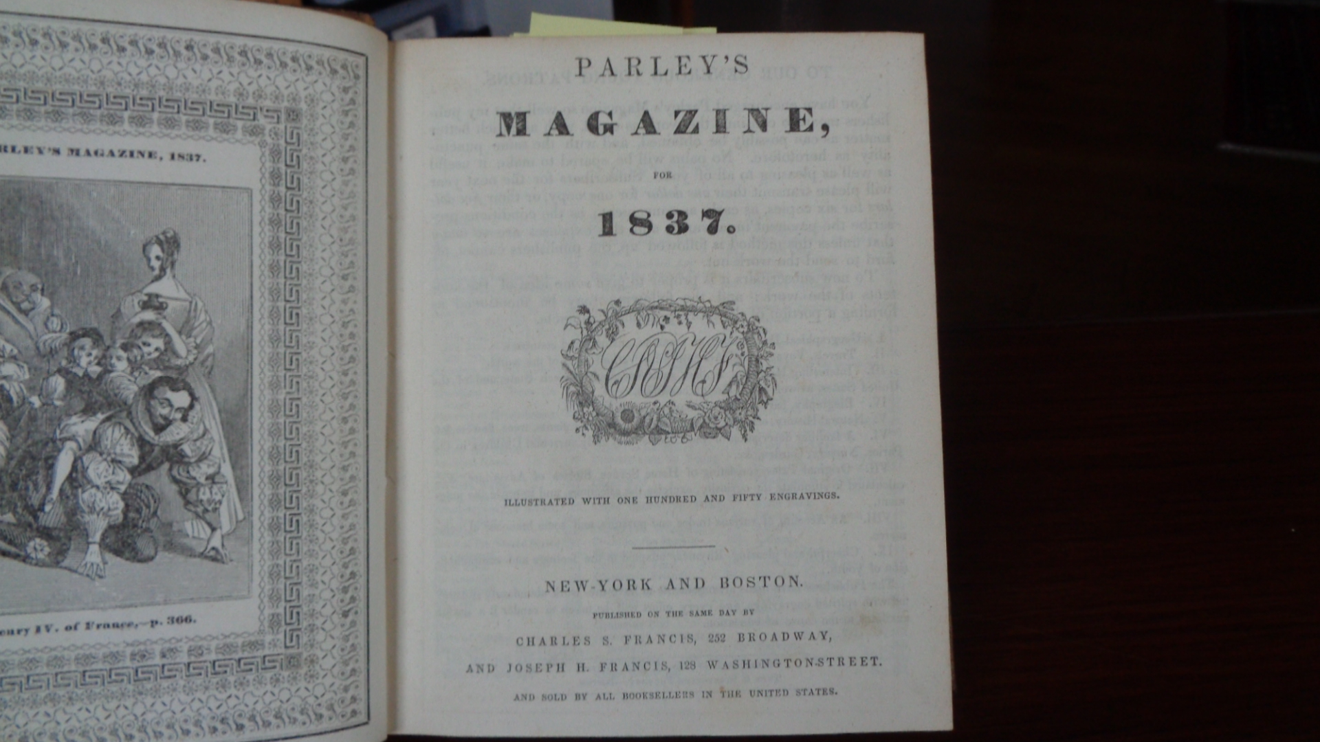 Peter Parley's Magazine for 1837: Very Good Hardcover (1837) 1st ...