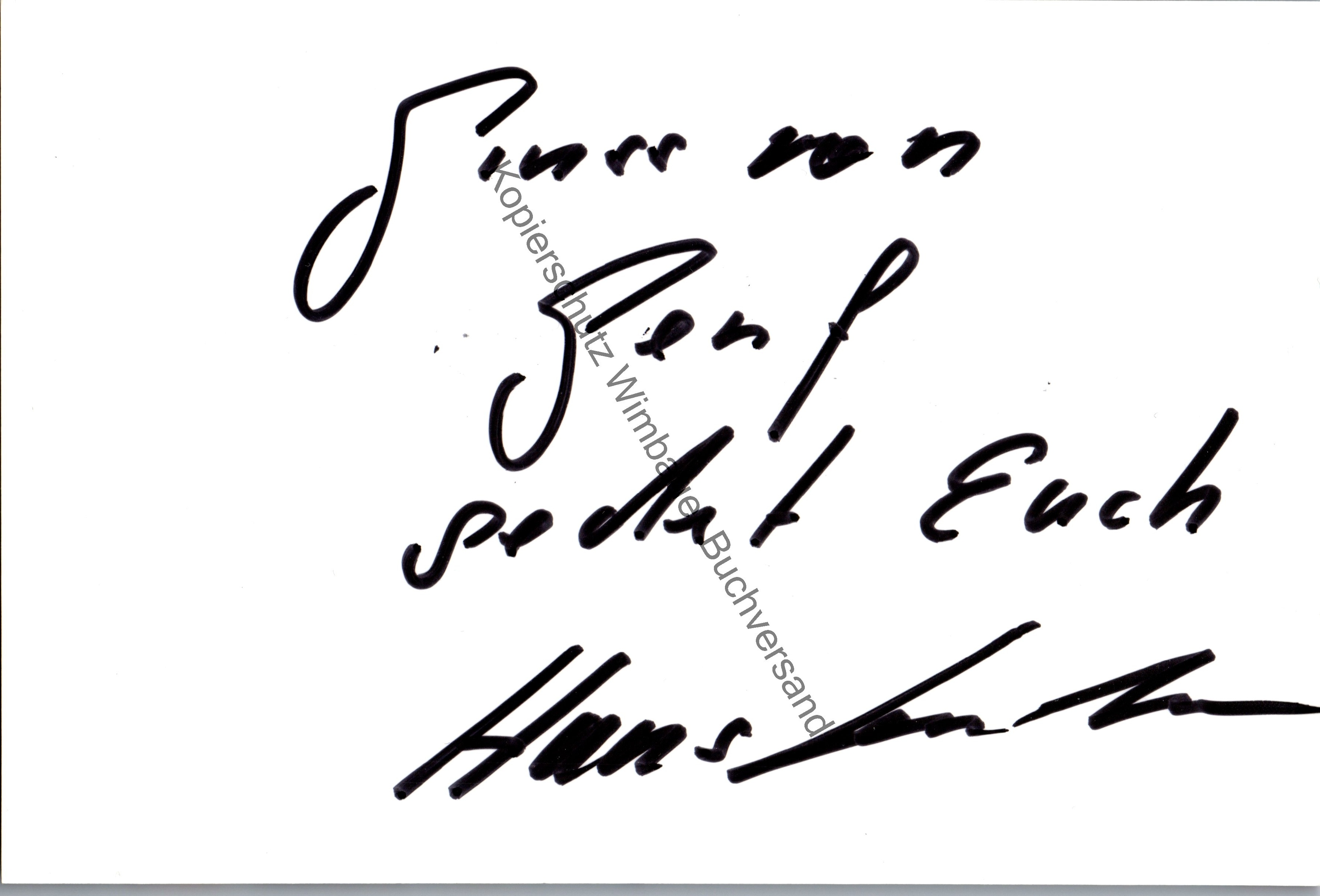 Original Autogramm Hans Leutenegger /// Autograph signiert signed ...