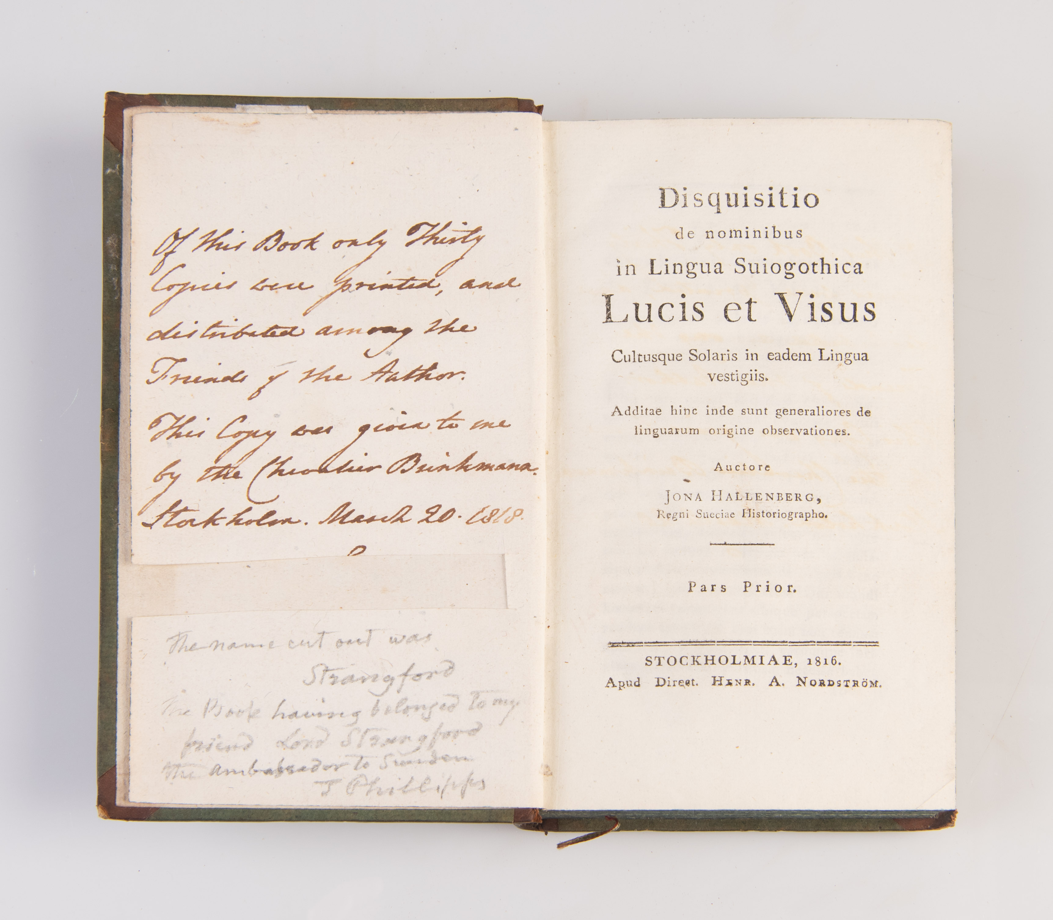Disquitio de nominibus in lingua Suiogothica Lucis et Visus. Cultusque ...