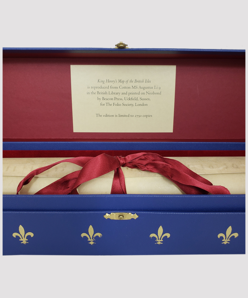 King Henry's Map of the British Isles [boxed map with accompanying ...