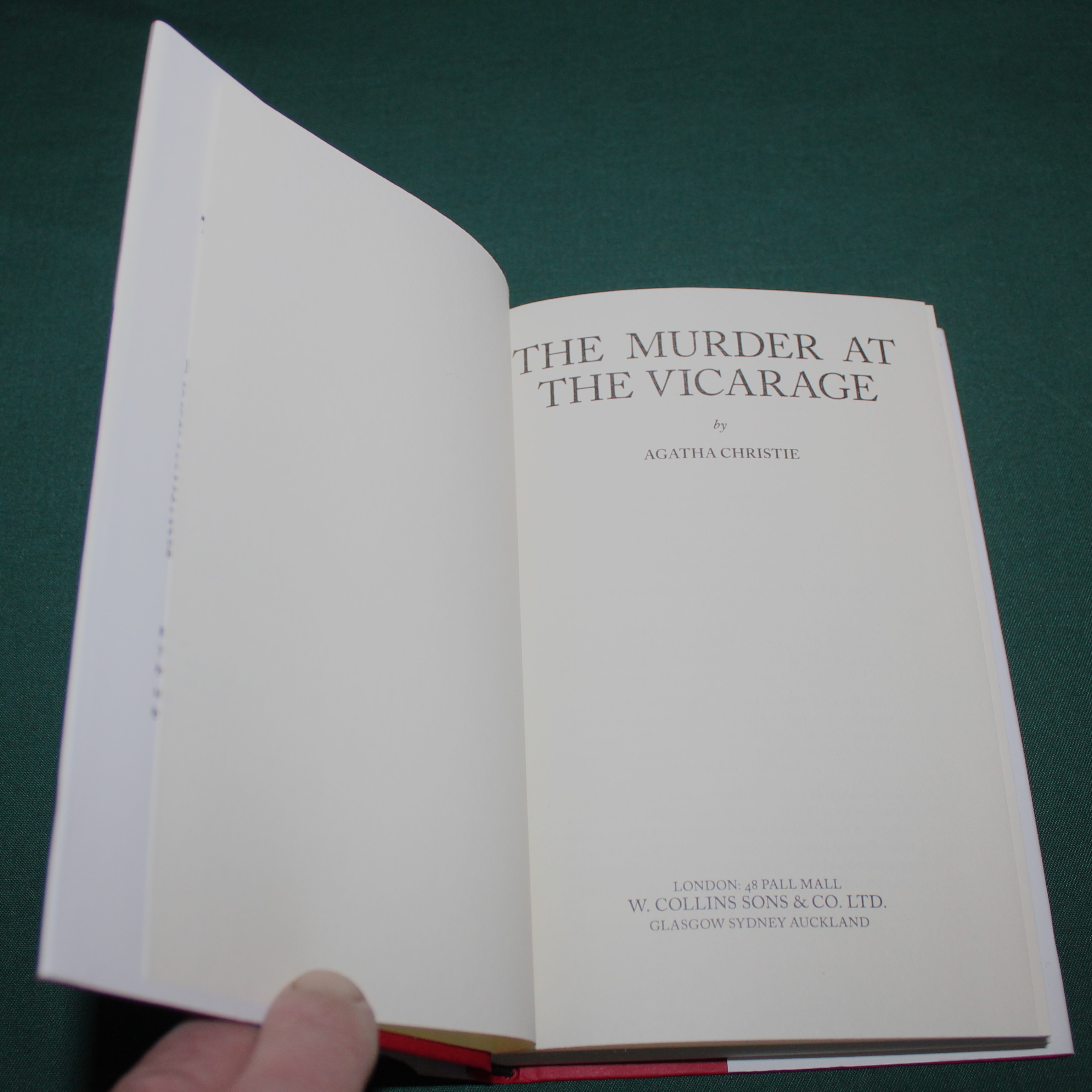 The Murder at the Vicarage by Christie, Agatha: As New Hardcover (2011 ...