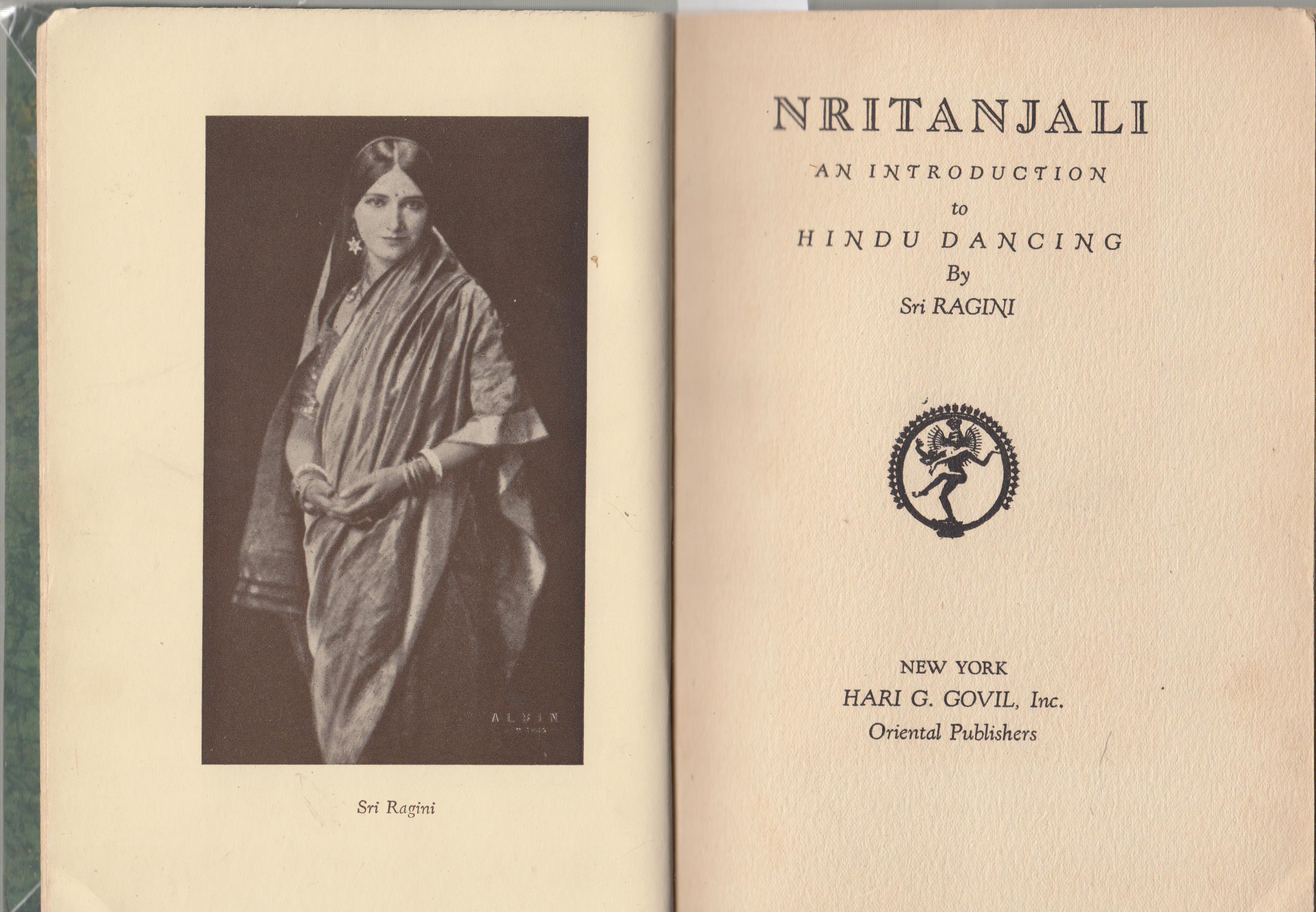 Nritanjali. An Introduction to Hindu Dancing by Sri Ragini: Très bon Couverture souple (1928 ...