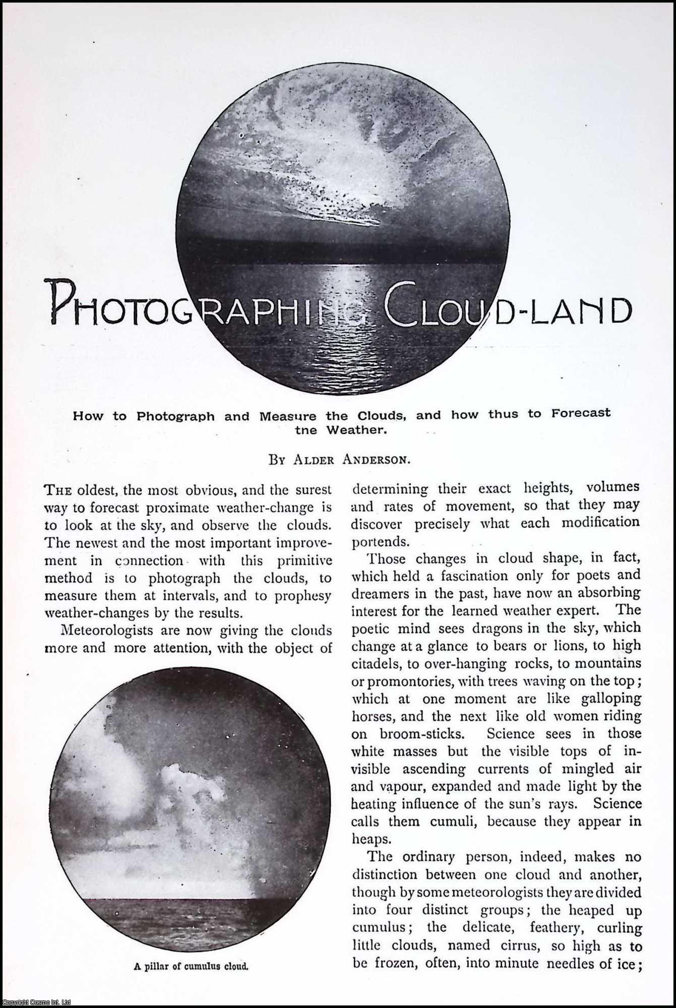 Photographing Cloud-Land : How to Photograph & Measure the Clouds ...