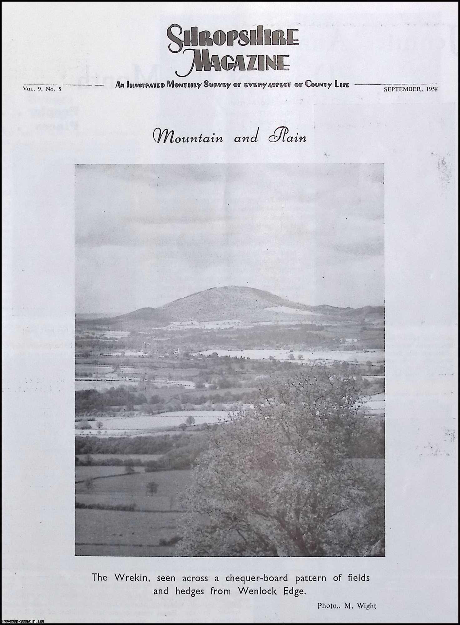 Agricultural Improvements. The Shropshire Magazine, September 1958. by ...