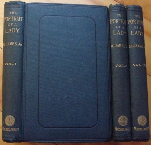 THE PORTRAIT OF A LADY. In Three Volumes by James, Henry Jr.: (1882 ...