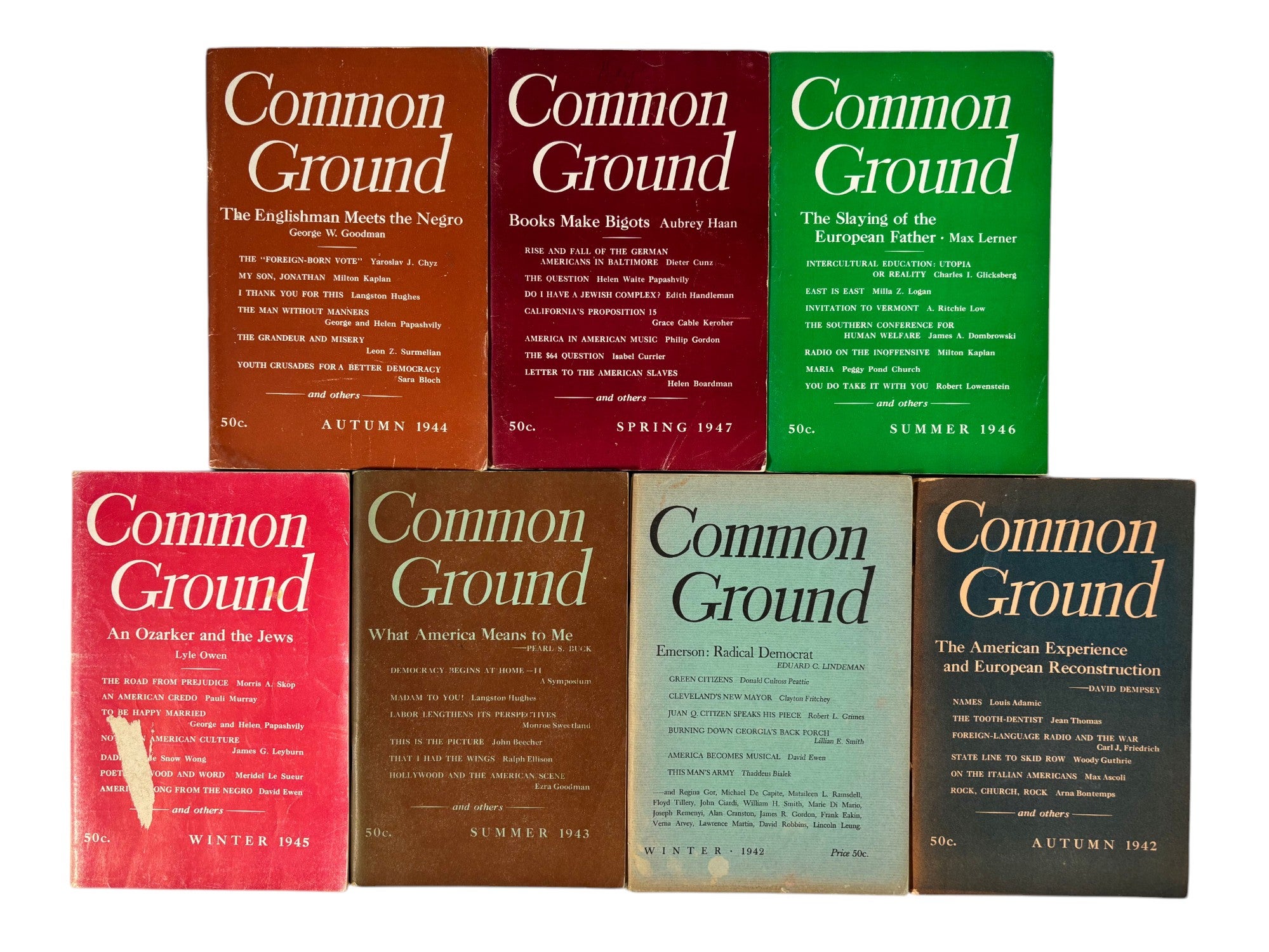 the Progressive Intercultural Quarterly of WWII-Era America: Archive of ...