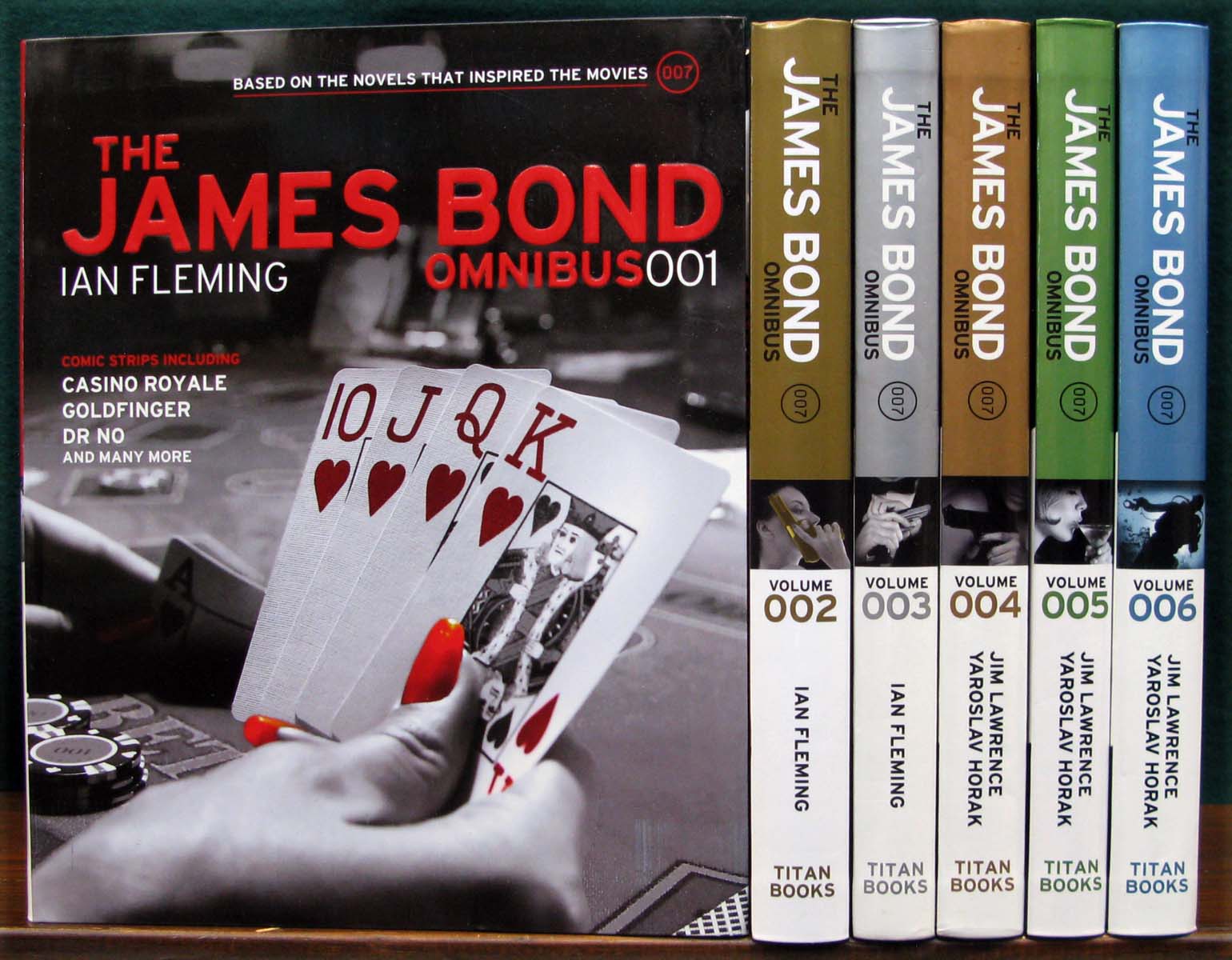 JAMES BOND OMNIBUS NOS. 001 to 006. Comic strip versions of the Bond stories. Based on the ...