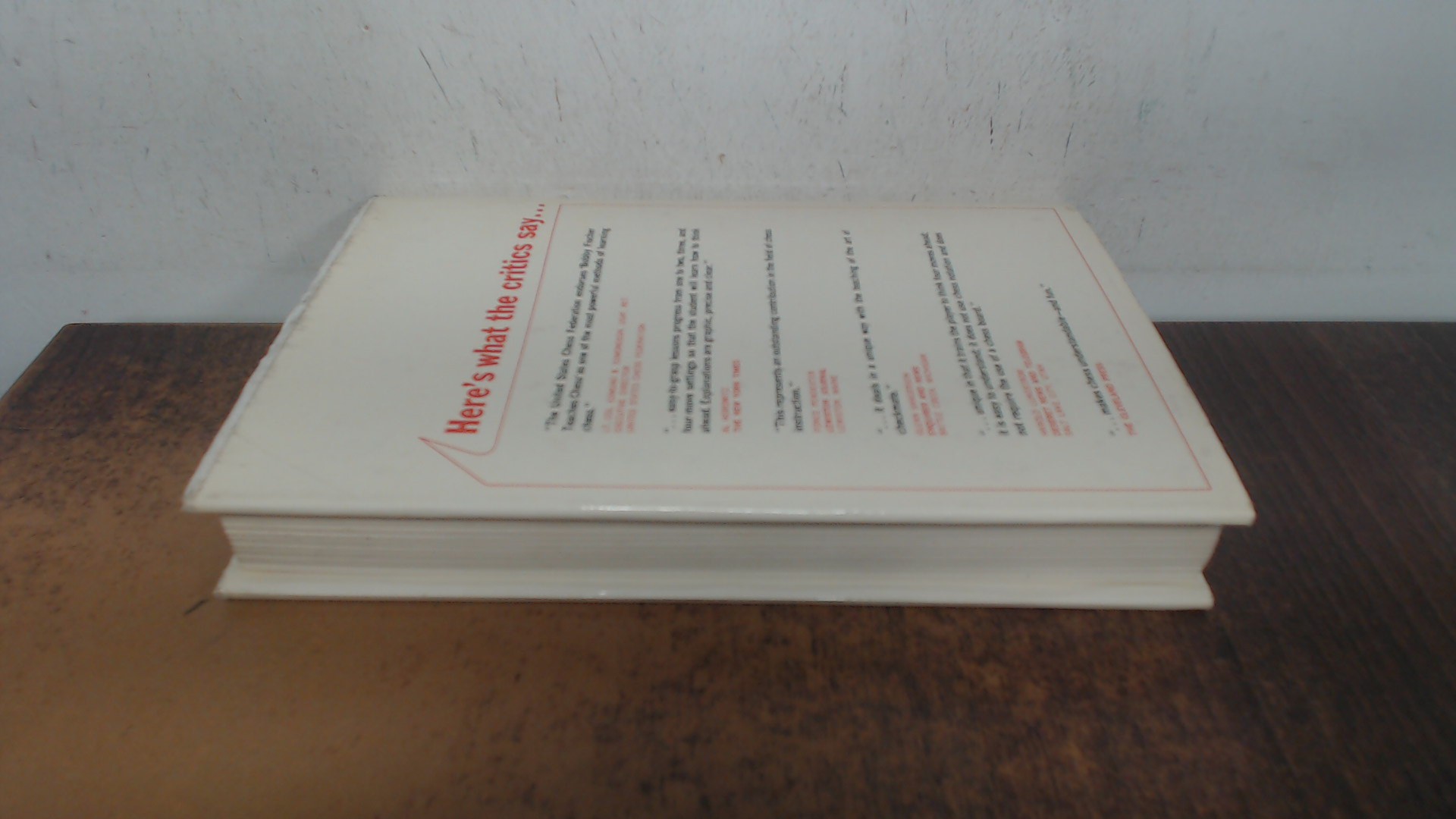 Bobby Fischer teaches chess by Bobby Fischer: Good Hardcover (1972 ...