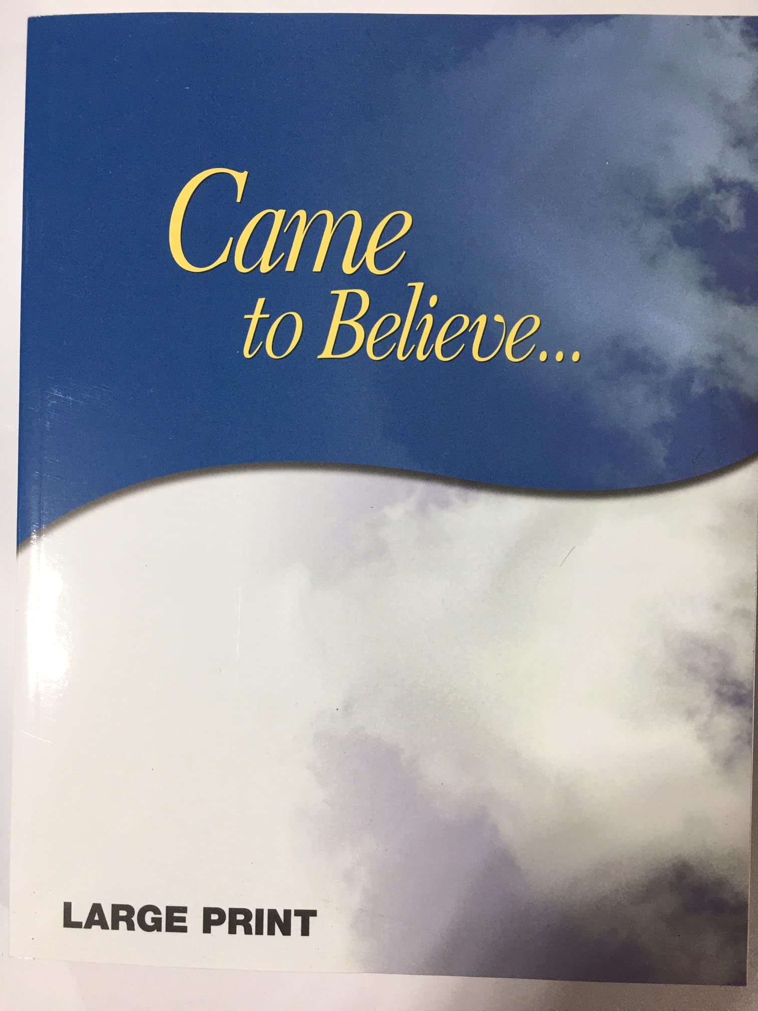 Came to Believe by Alcoholics Anonymous: good (1987) | Blue Vase Books