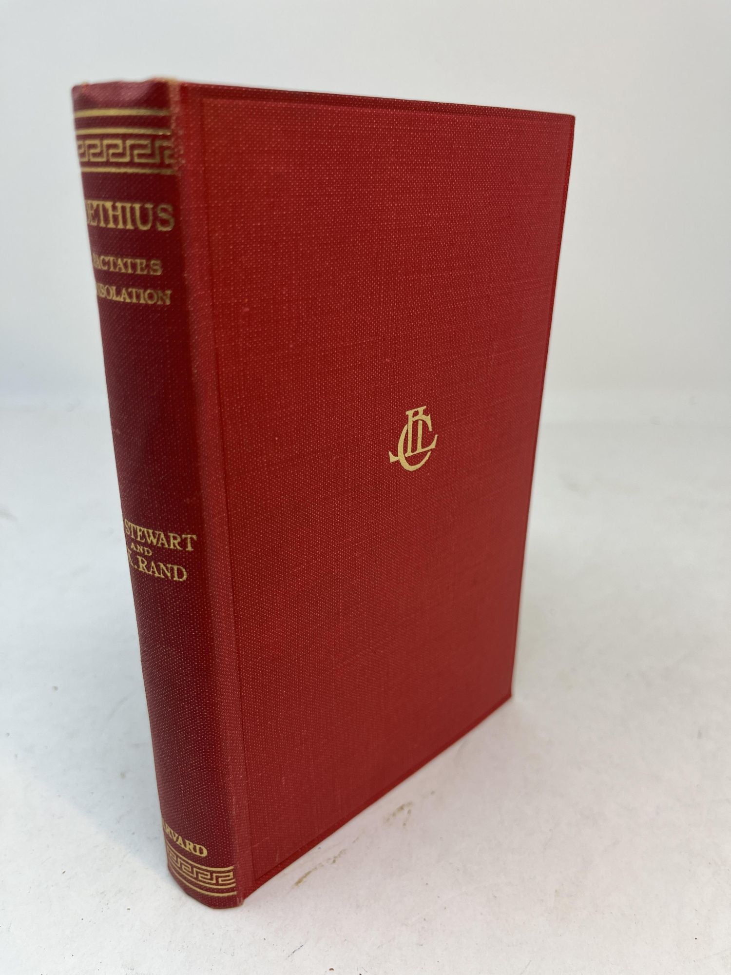 BOETHIUS. The Theological Tractates with The Consolation of Philosophy ...
