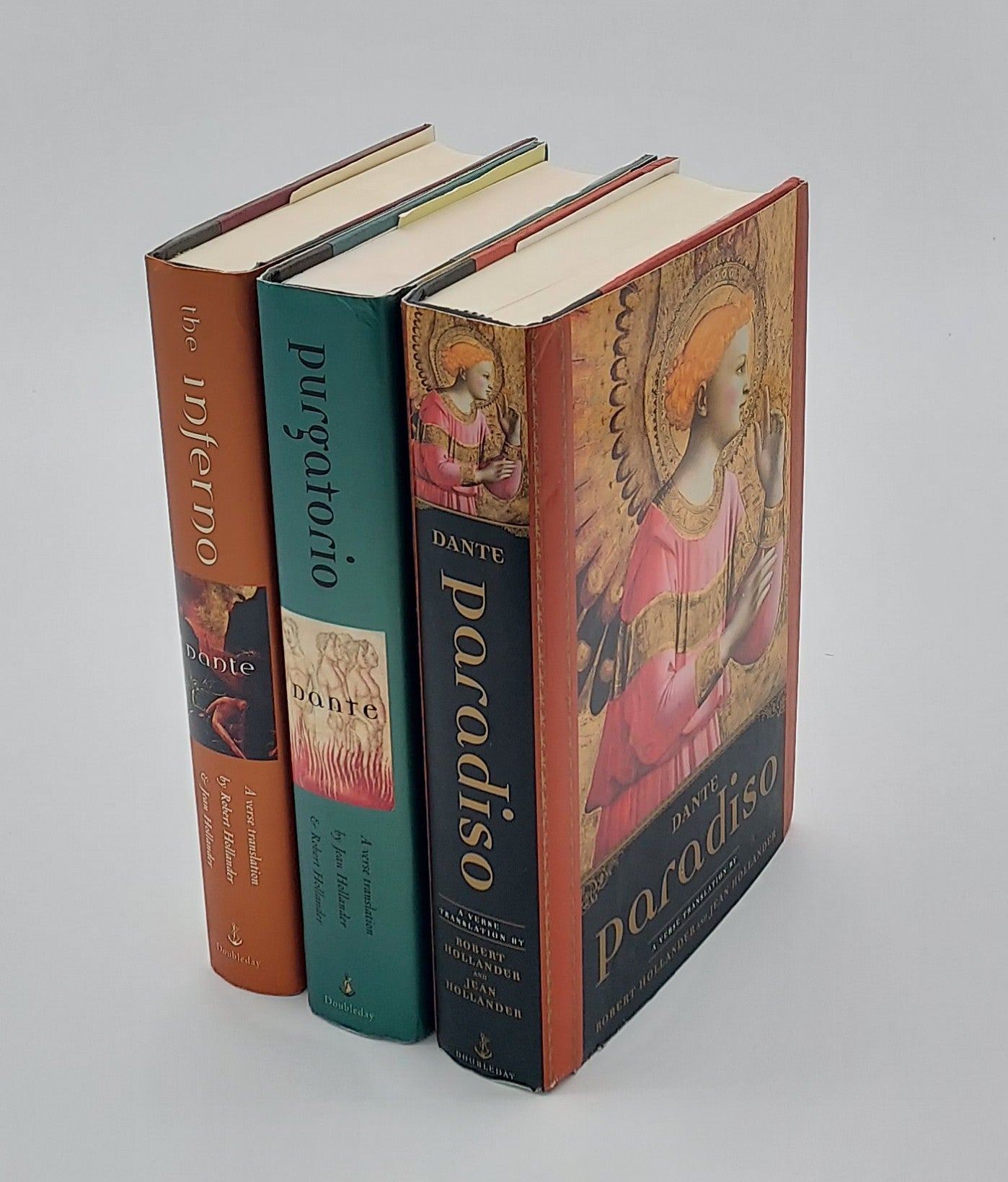 Divine Comedy: Inferno; Purgatorio; Paradiso (3 volumes) by Alighieri, Dante; Verse translation ...