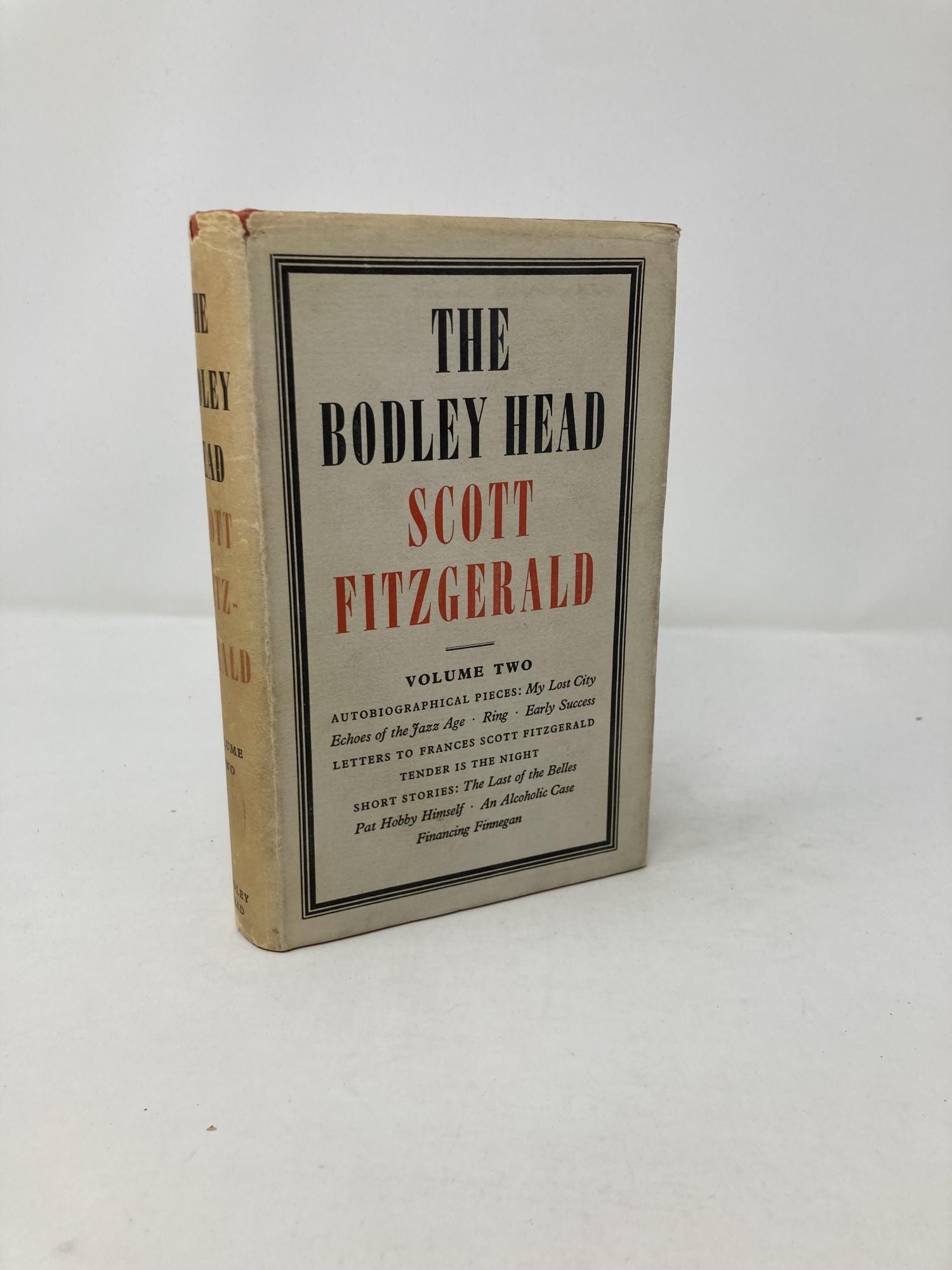 The Bodley Head Vol. II de Fitzgerald, Scott: Very Good Hardcover (1959 ...