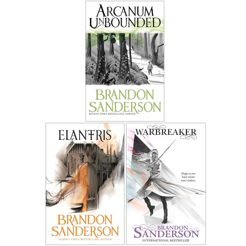 Brandon Sanderson Collection 3 Books Set (Arcanum Unbounded, Elantris ...