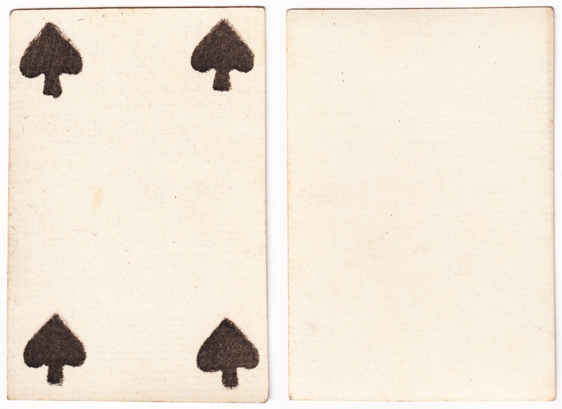 (Pik 4) - Four of Spades pique / playing card carte a jouer Spielkarte ...